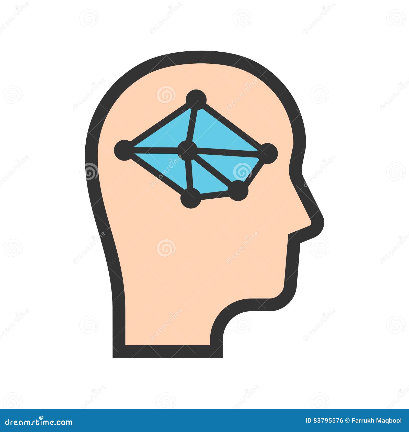 Logic stock vector. Illustration of brain, concept, skills - 83795576