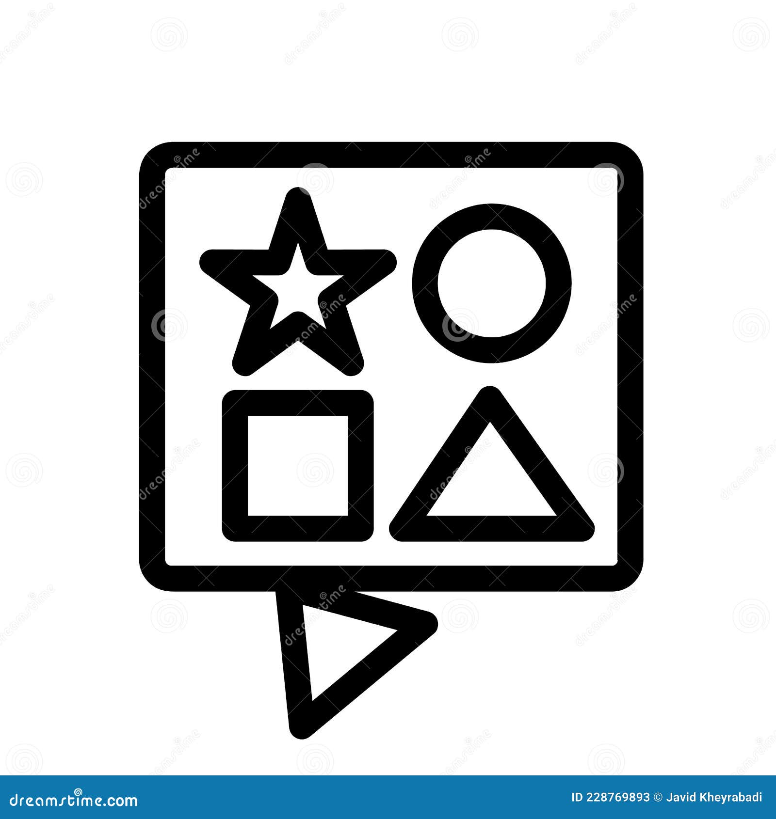 Logic Toy for Children Icon. Logic Toy Line Icon Stock Vector ...