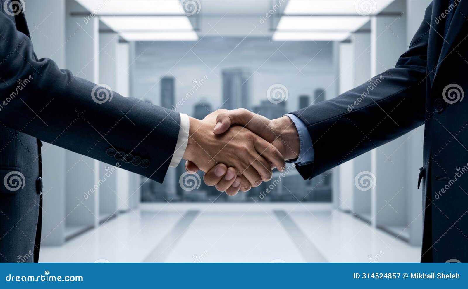 The Logical Conclusion of a Successful Transaction Stock Image - Image ...