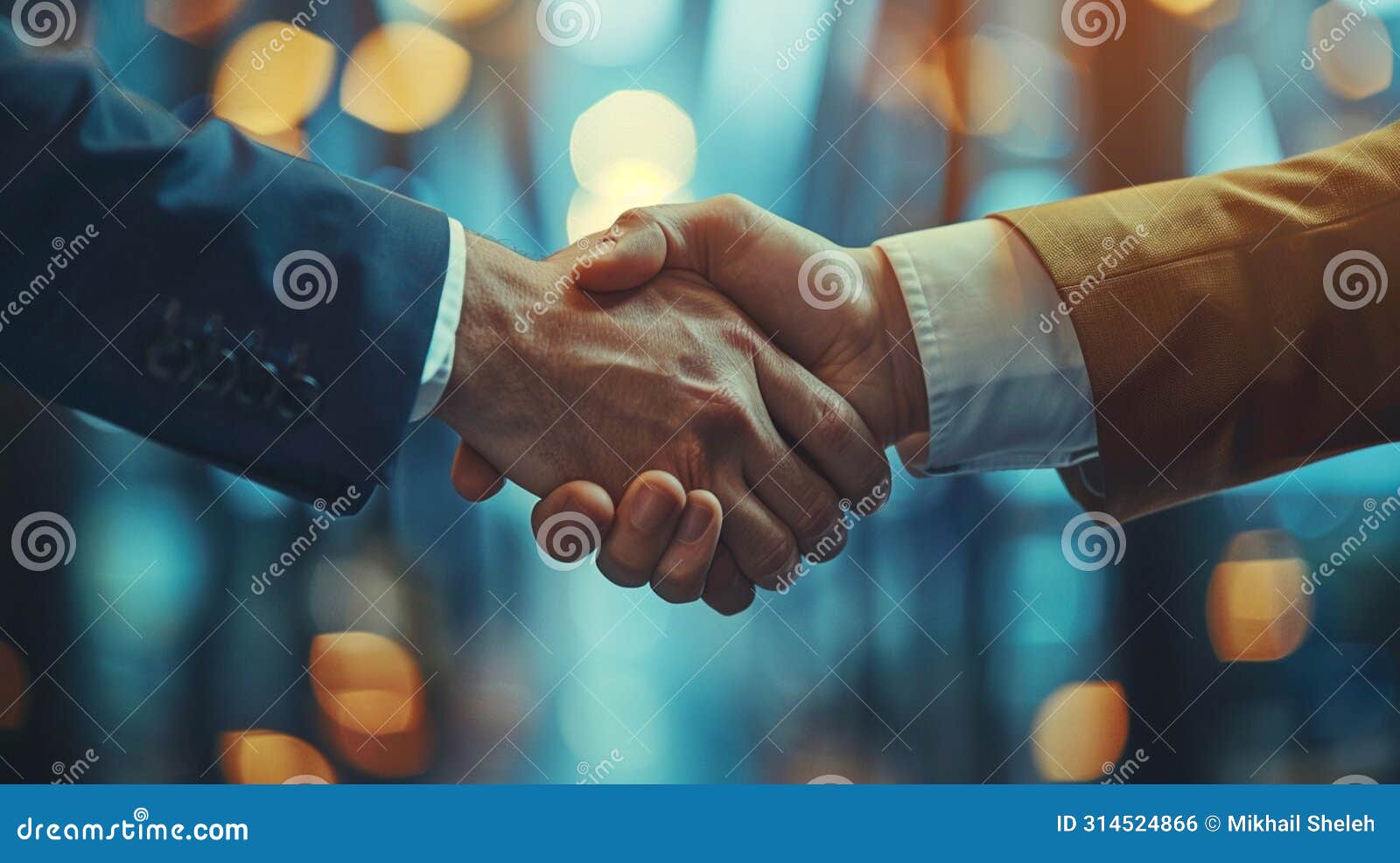 The Logical Conclusion of a Successful Transaction Stock Photo - Image ...