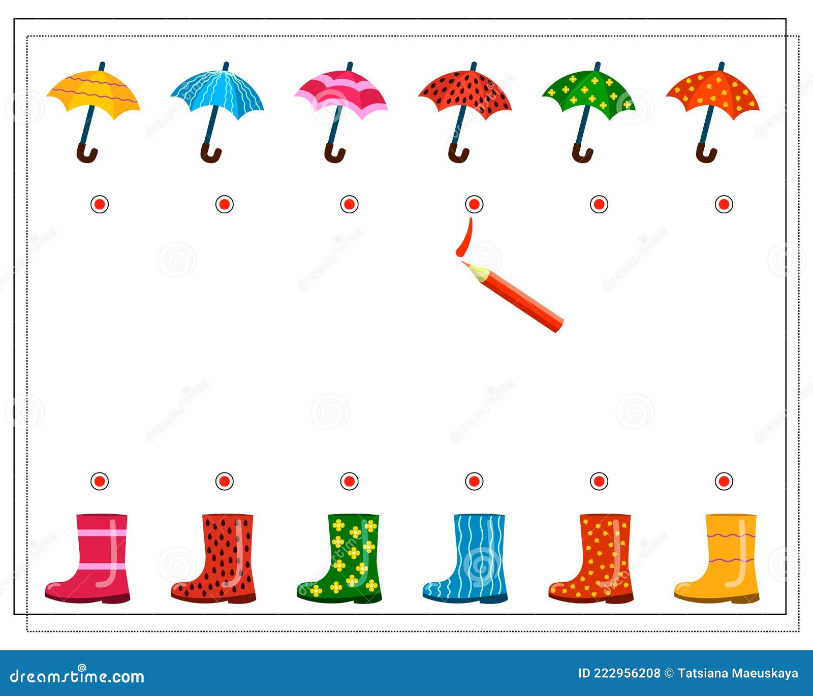 A Logical Game For Children Find The Right Shadow, Cartoon Children Of ...