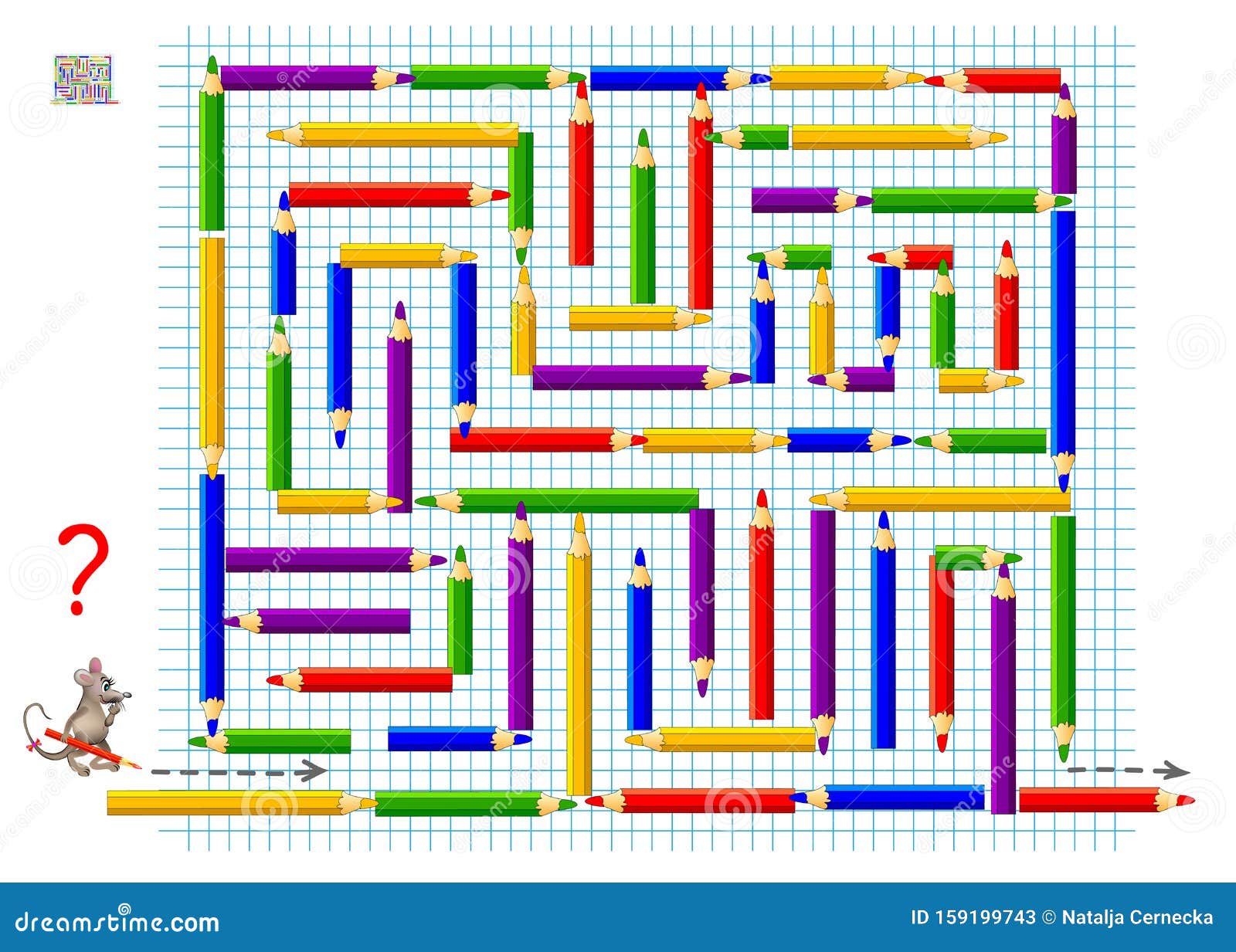 Logical Puzzle Game with Labyrinth for Children. Help Mouse Draw Way ... Logical Puzzle Game with Labyrinth for Children. Help Mouse Draw Way ...