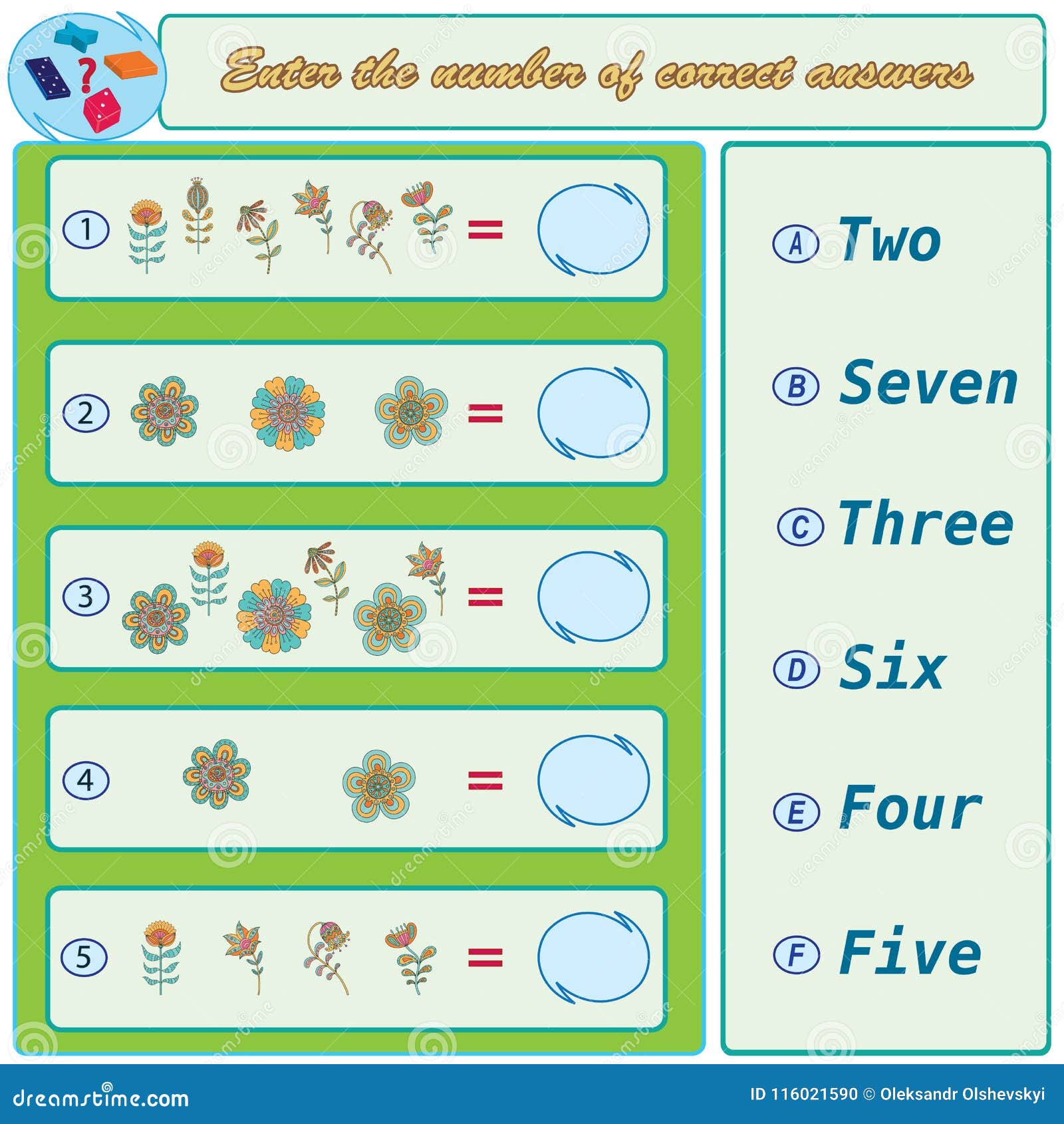 Logical Task. Find the Right Answers Stock Vector - Illustration of ...