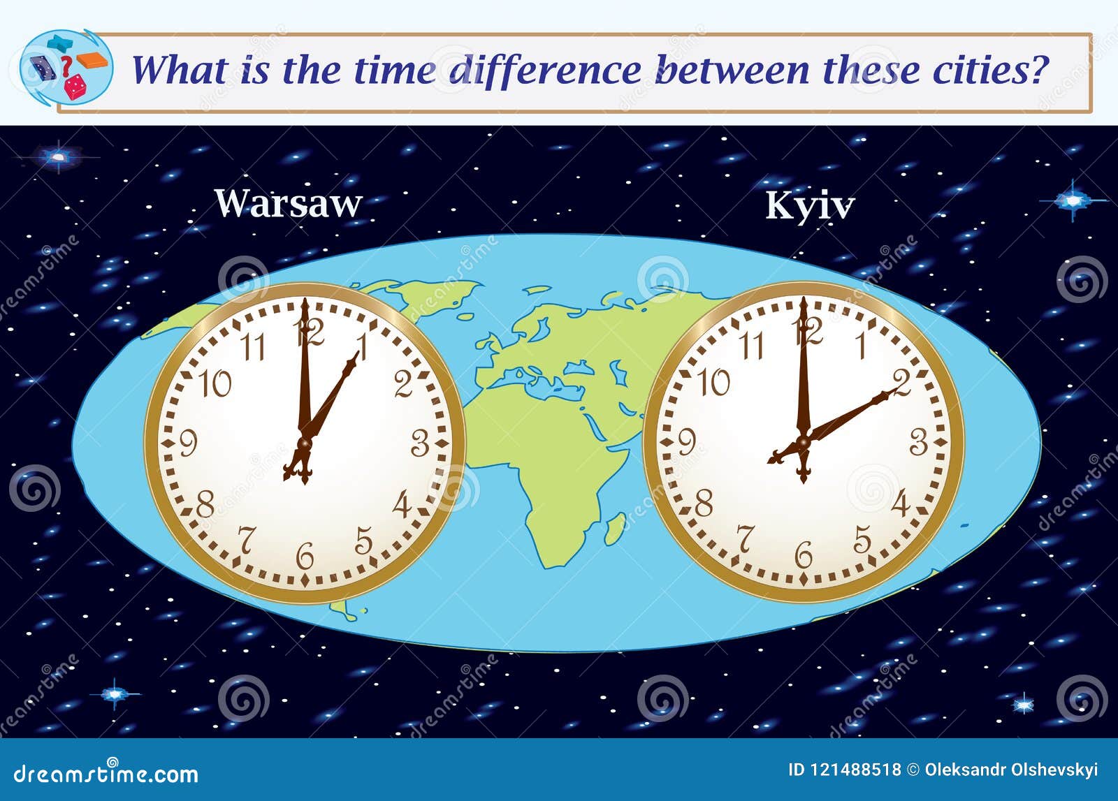 Logical Task. What is the Time Difference between these Cities? Stock ...