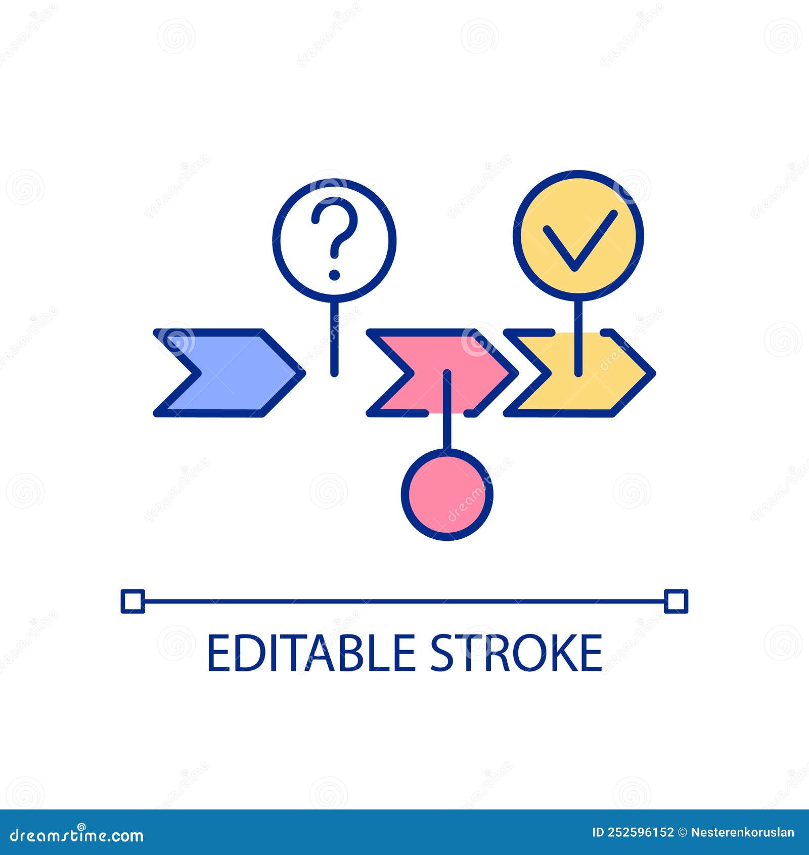 Logical Thinking Process RGB Color Icon Stock Vector - Illustration of ... Logical Thinking Process RGB Color Icon Stock Vector - Illustration of ...