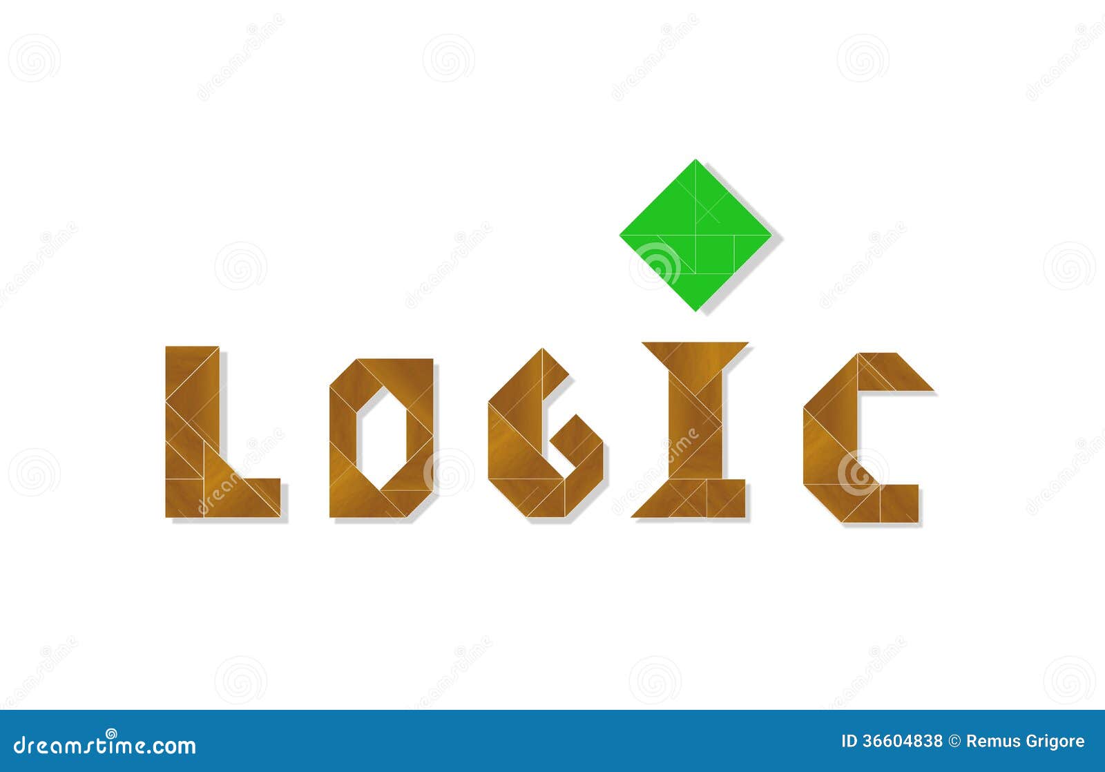 Logik - Cdrformat vektor abbildung. Illustration von hölzern - 36604838