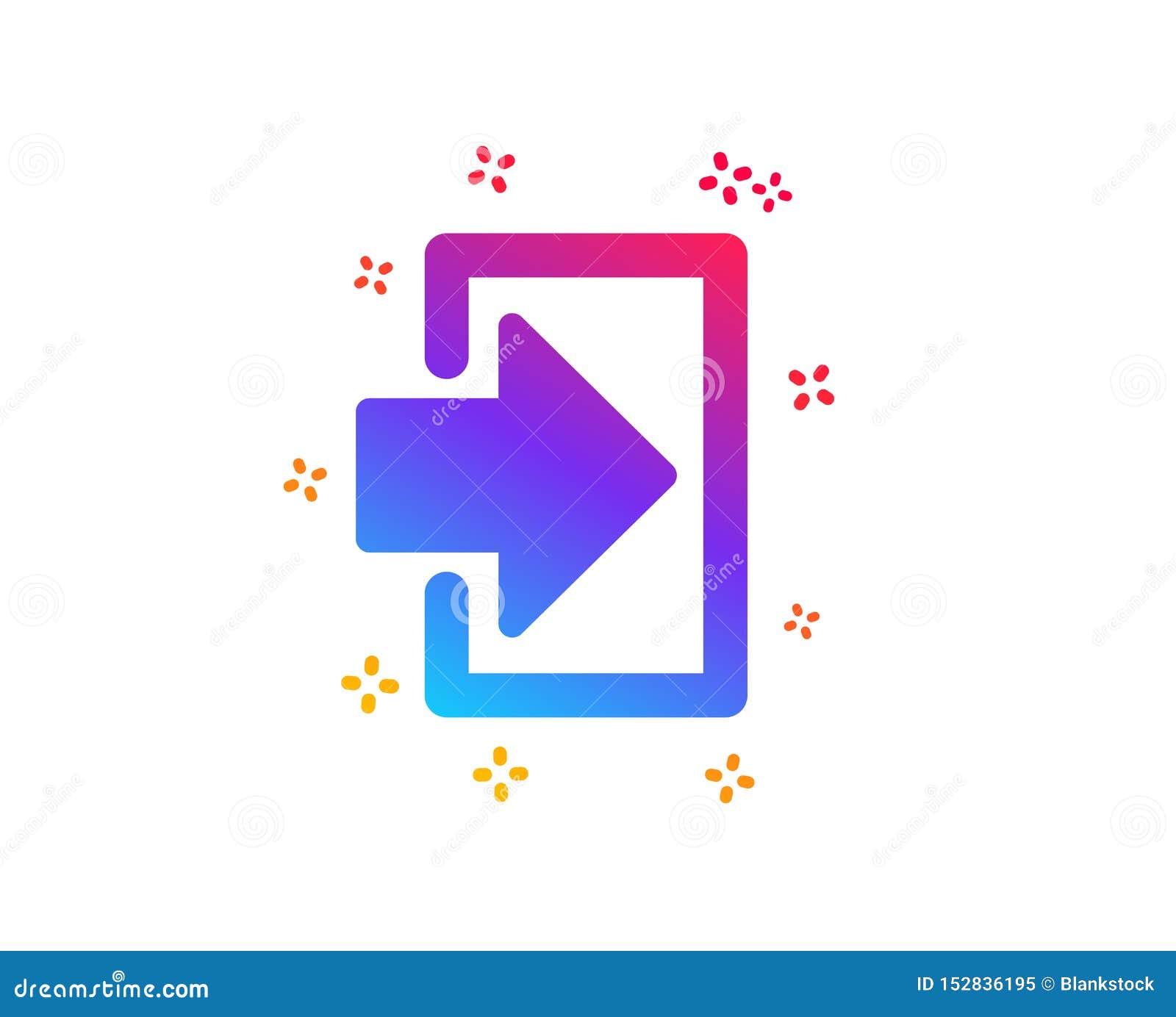 Login Arrow Icon. Sign in. Vector Stock Vector - Illustration of sign ...