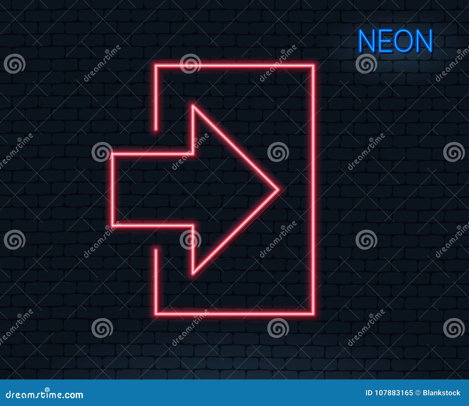 Login Arrow Line Icon. Sign in. Stock Vector - Illustration of ...