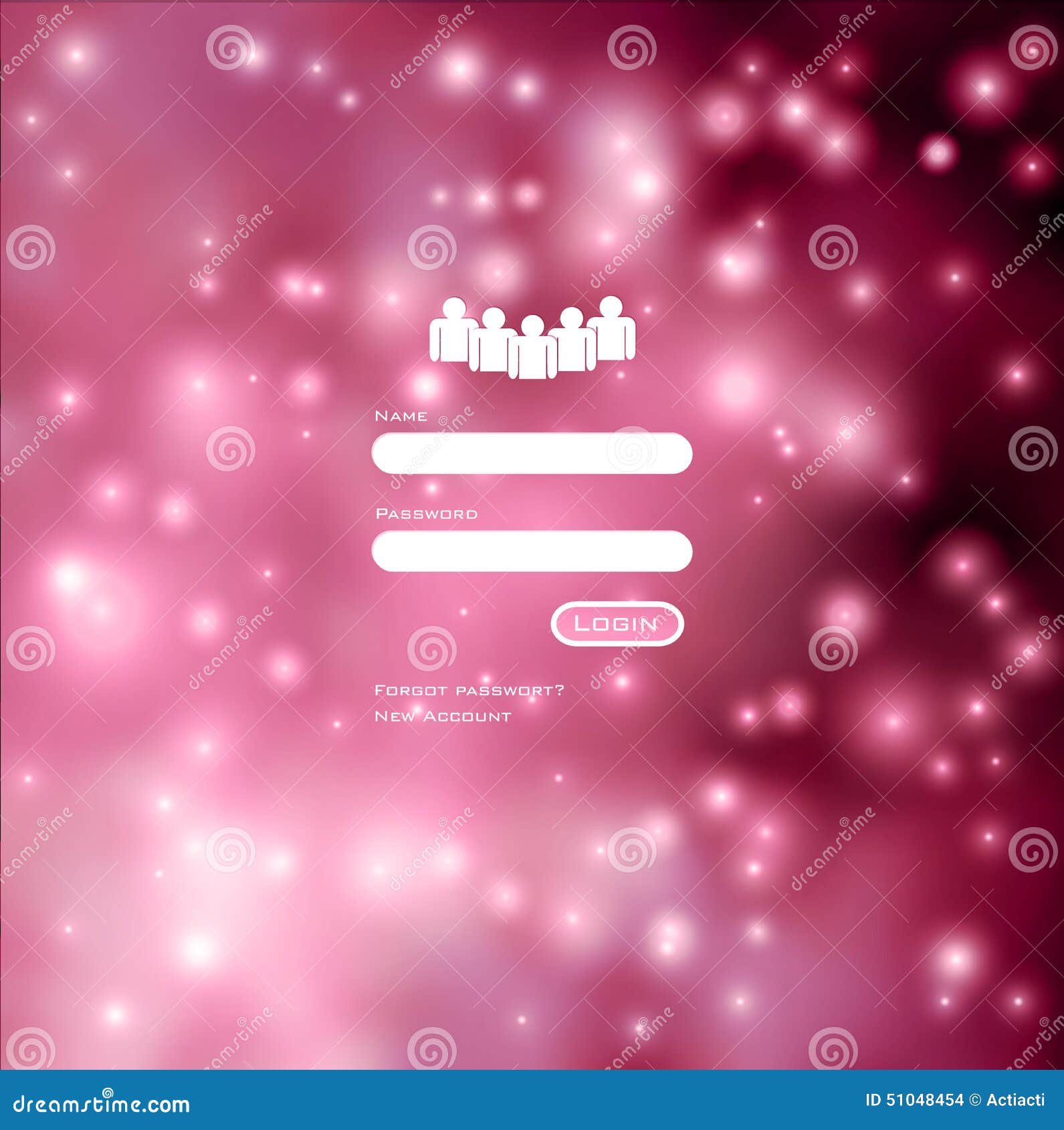 Login Background stock vector. Illustration of login - 51048454