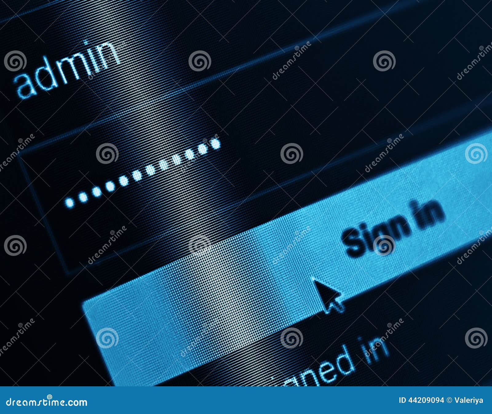 Admin Login Sign On A Table Stock Photography | CartoonDealer.com #68499314