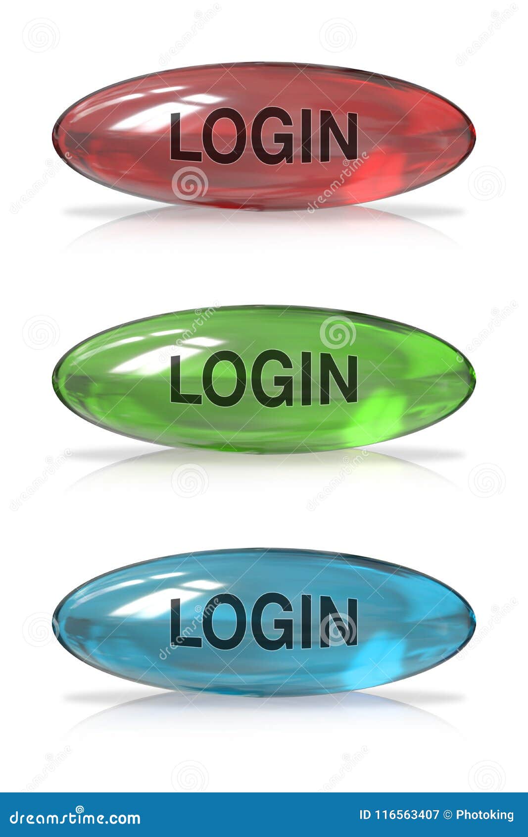 Red Login Button