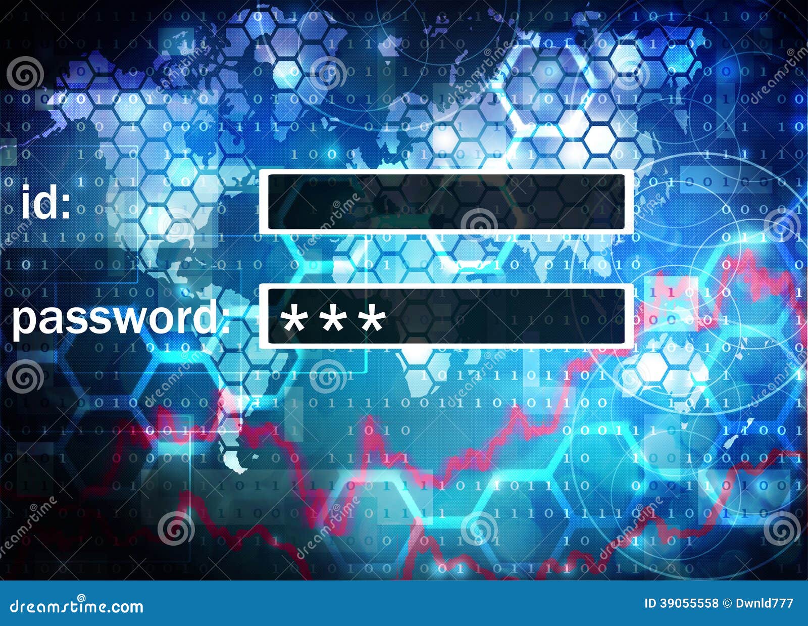 Login concept stock photo. Image of blue, concept, protection - 39055558