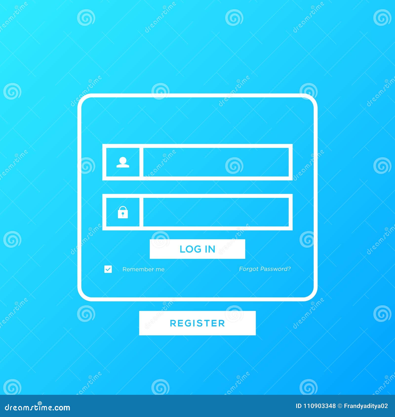 Login UI UX Design Concept And Illustration With Big Modern People ...