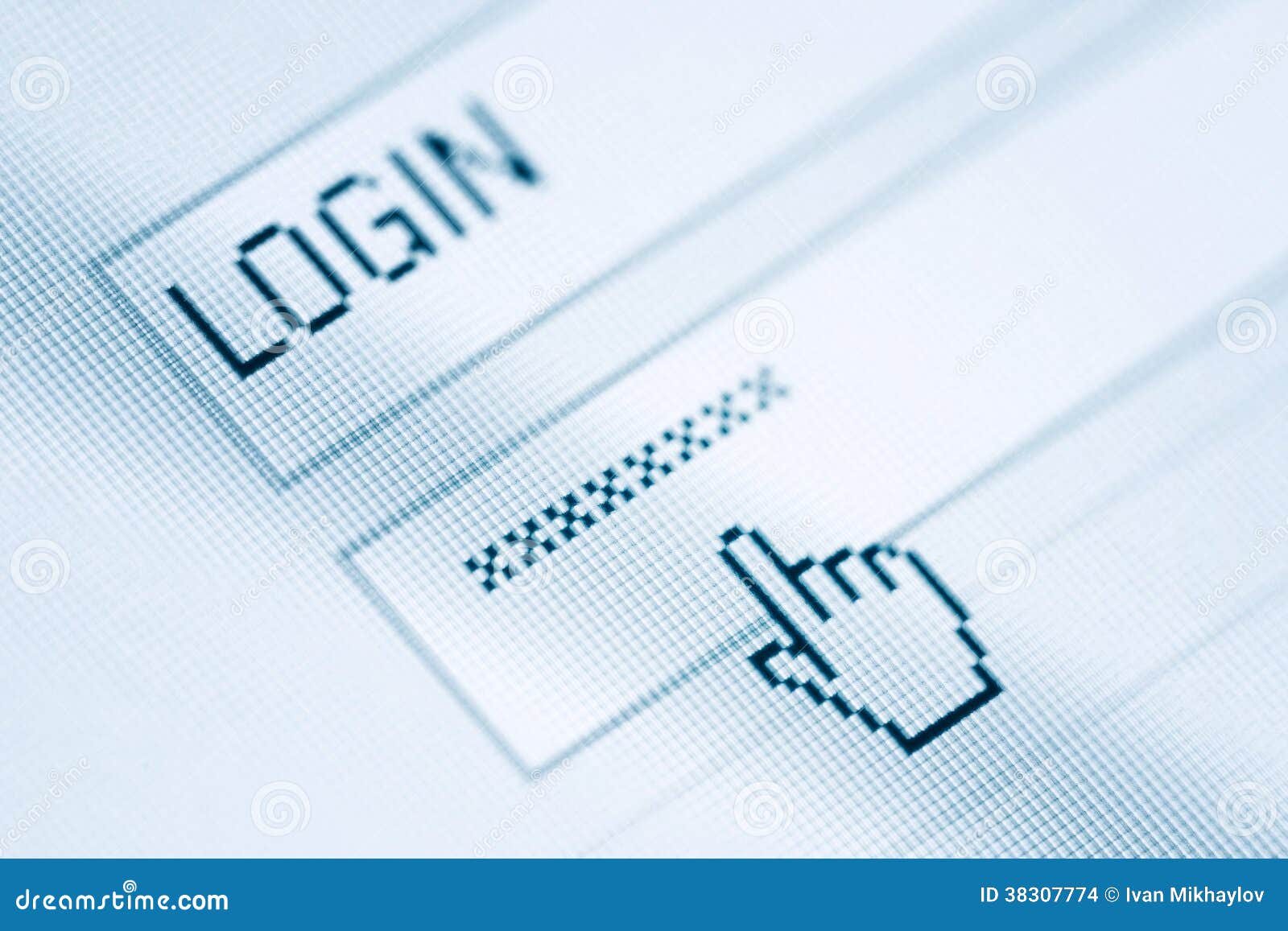 Login et mot de passe photo stock. Image du protection - 38307774