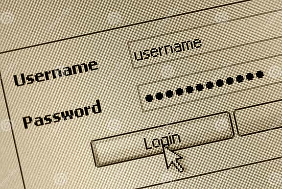 Login form stock photo. Image of monitor, domain, graphic - 9376328