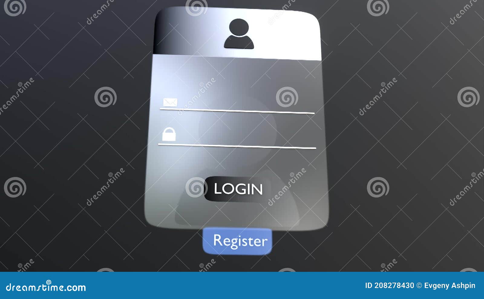 Login Form Page. Animated Registration Window Stock Footage - Video of ...