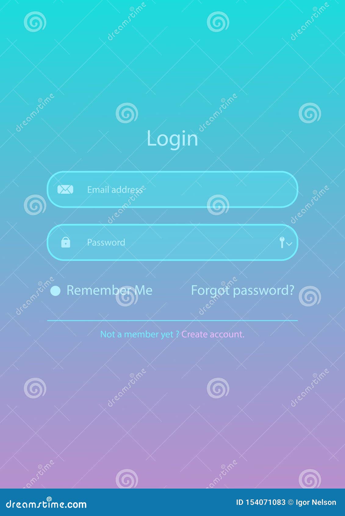 Login Form Page with Gradient Background . Create Account. Website Ui ... Login Form Page with Gradient Background . Create Account. Website Ui ...