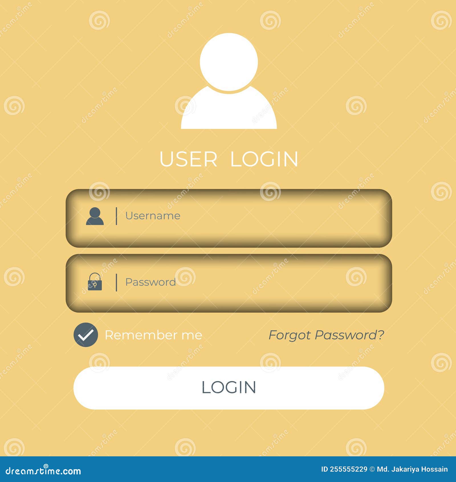 Login Forms Page and Sign in Forms Design Stock Vector - Illustration ... Login Forms Page and Sign in Forms Design Stock Vector - Illustration ...