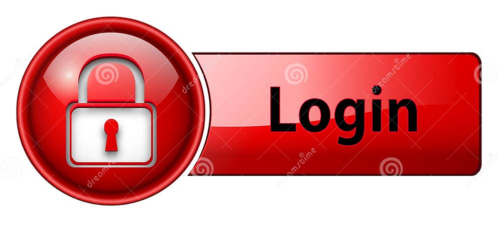 Login icon button. stock vector. Illustration of site - 13161821