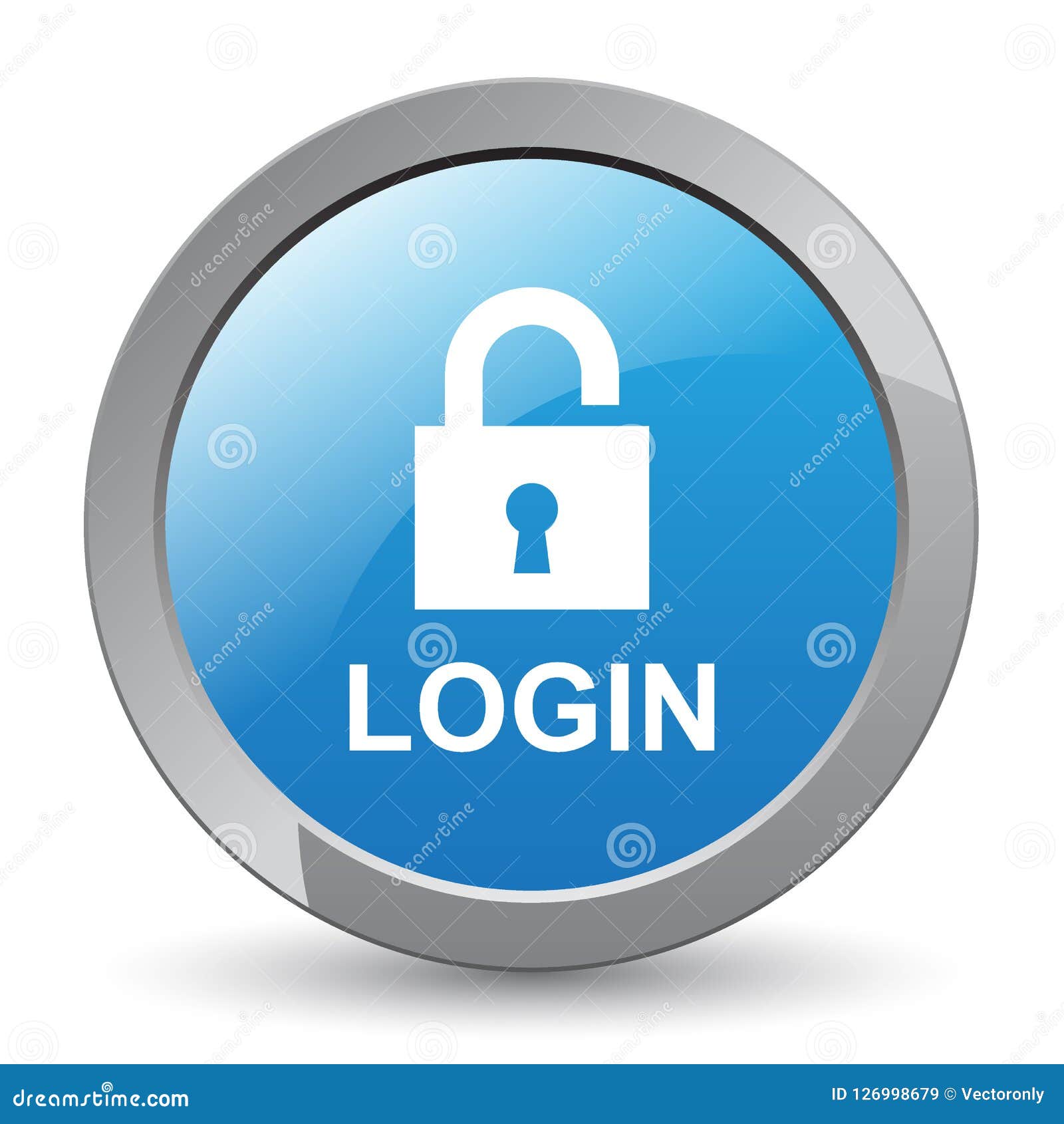 Login icon button stock illustration. Illustration of background ...