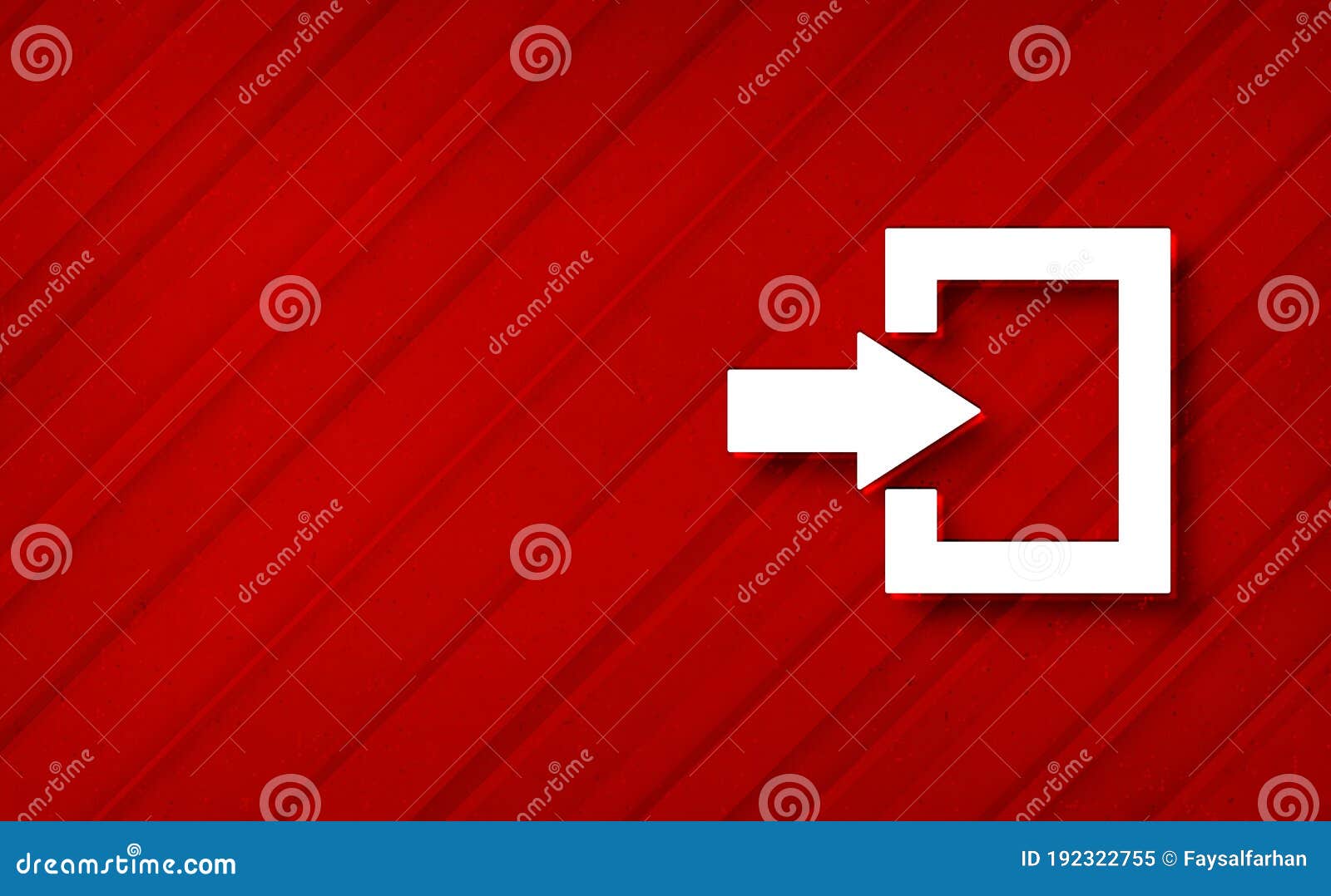 Login Icon Dreamy Abstract Red Background Diagonal Stripe Line ...