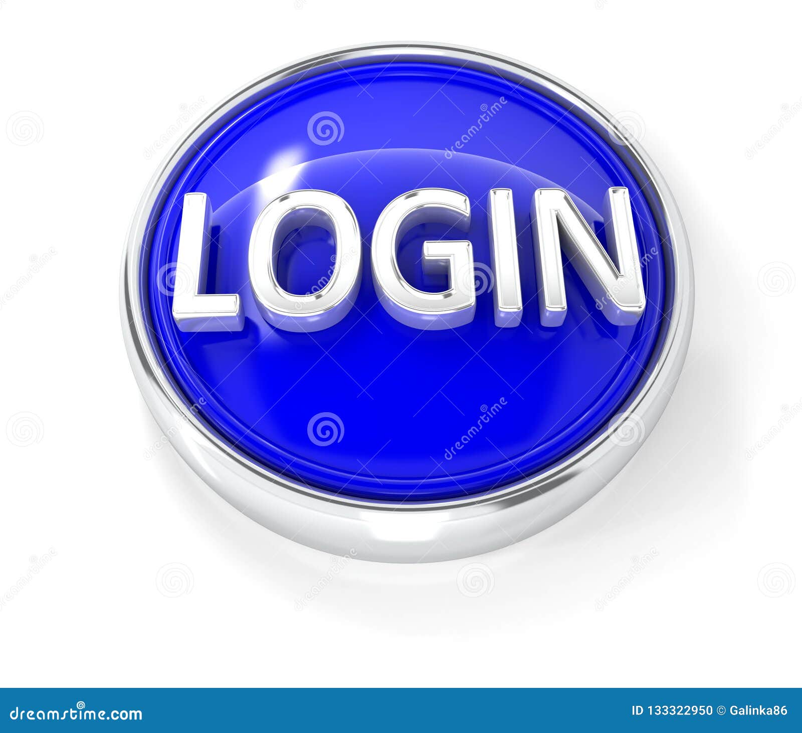 Login Icon on Glossy Blue Round Button Stock Illustration ... Login Icon on Glossy Blue Round Button Stock Illustration ...