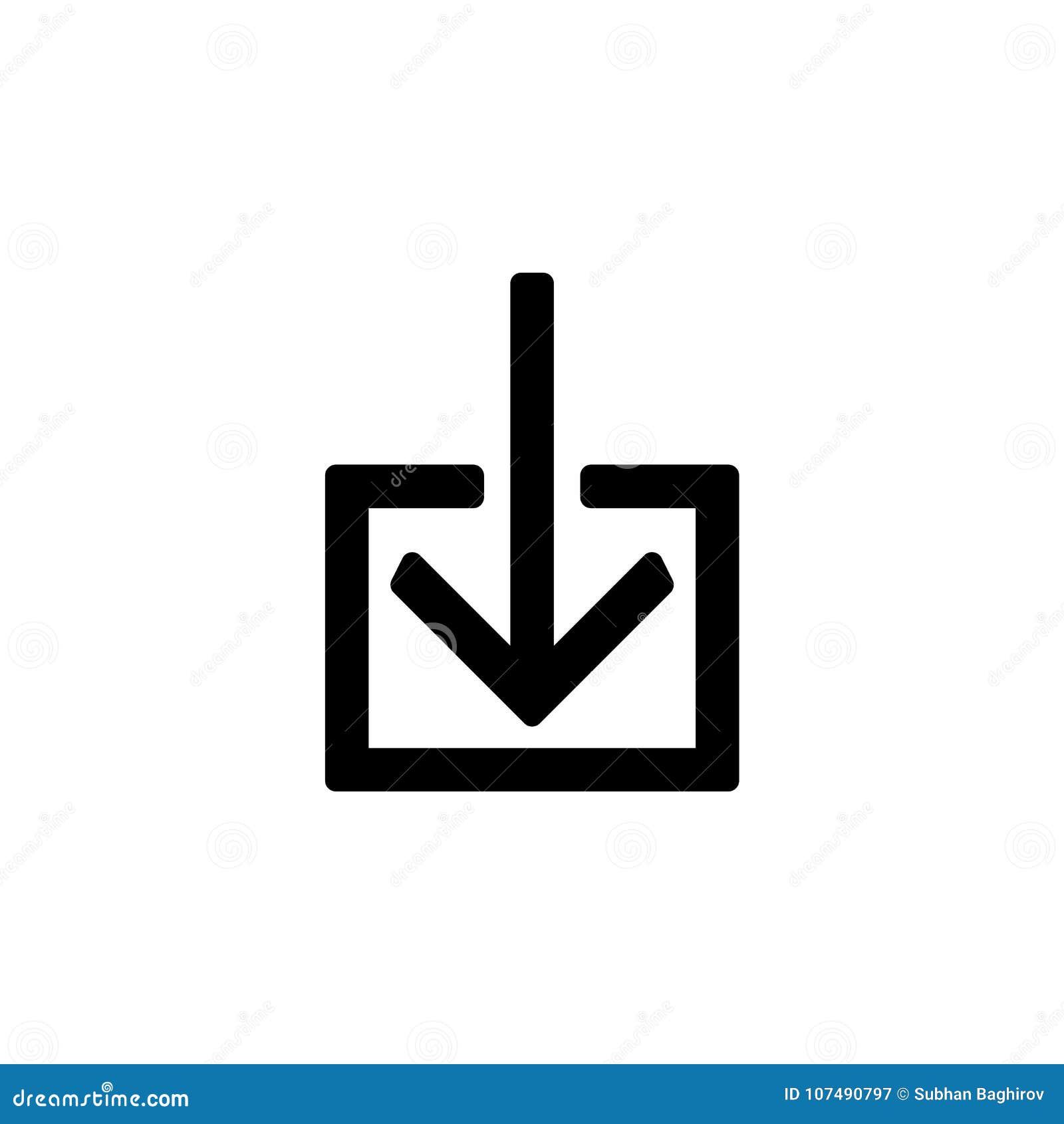 Login Icon for Simple Flat Style Ui Design Stock Vector - Illustration ...