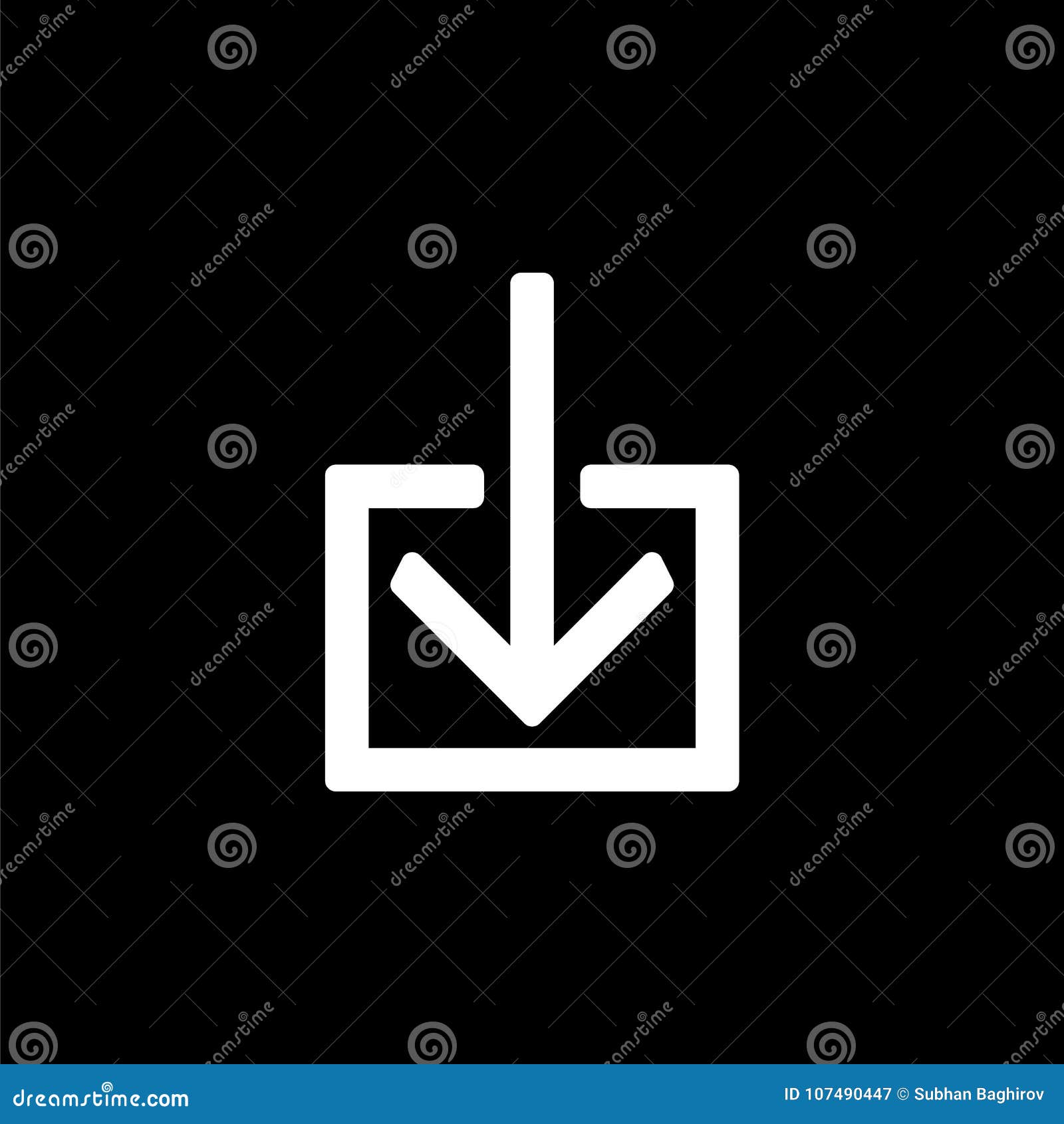 Login Icon for Simple Flat Style Ui Design Stock Vector - Illustration ...
