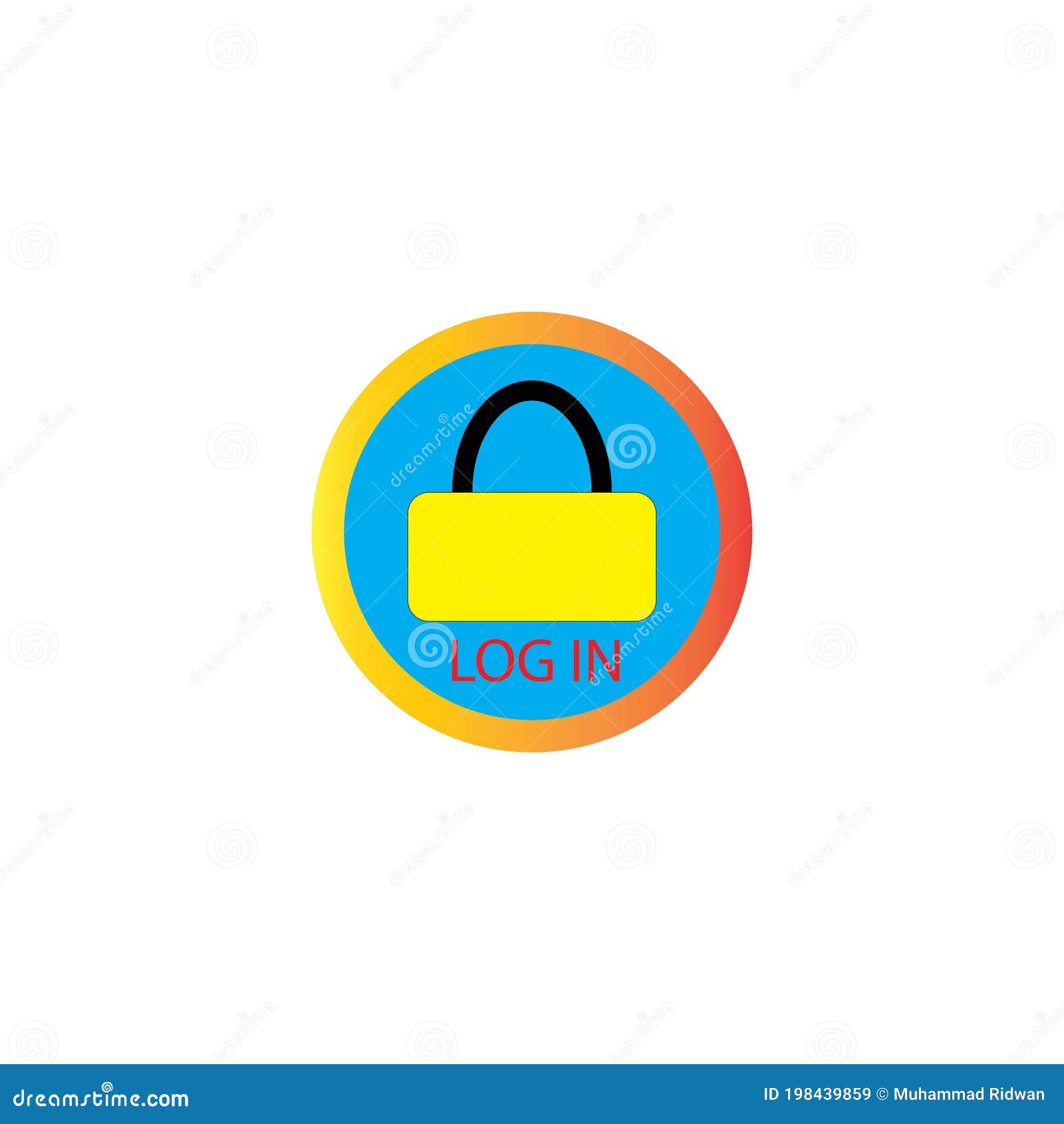Login icon stock vector. Illustration of arrow, silhouette - 198439859