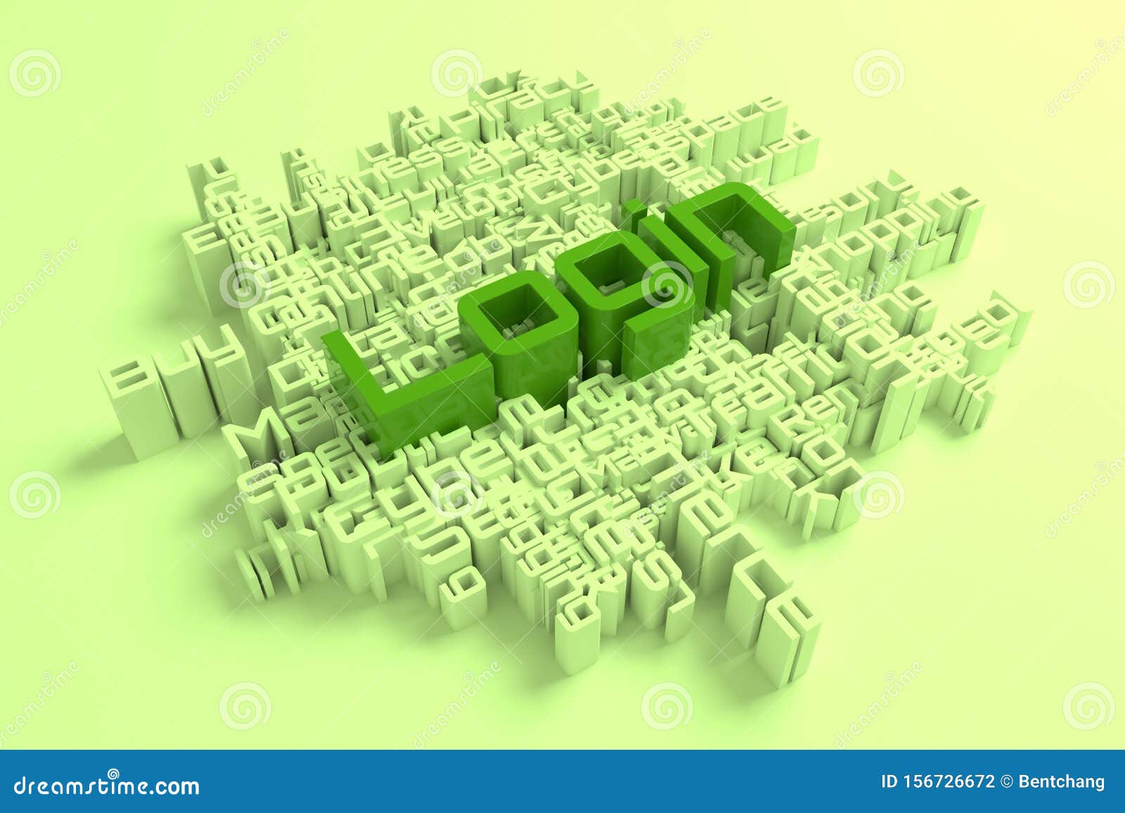 Login, ICT, Information Technology Keyword Words Cloud. for Web Page ...