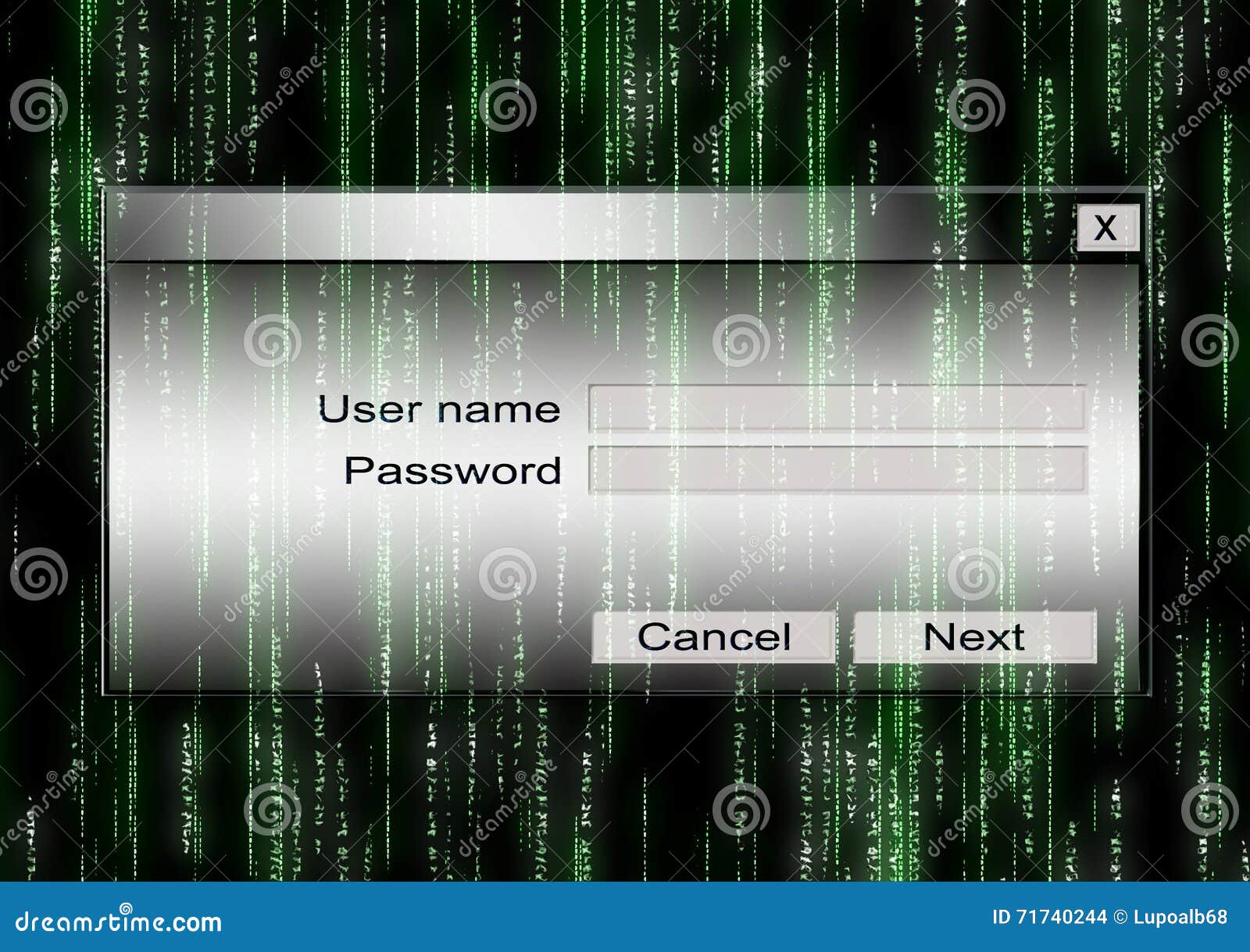 Login Internet stock illustratie. Illustration of logboek - 71740244