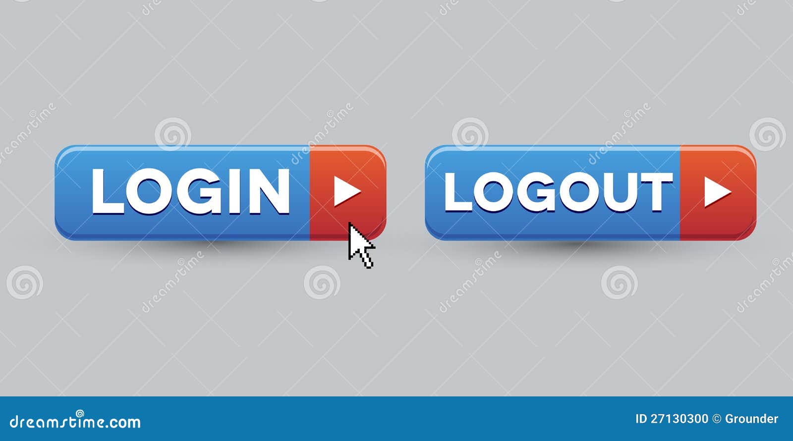 Login Logout Button Set Stock Photo - Image: 27130300 Login Logout Button Set Stock Photo - Image: 27130300