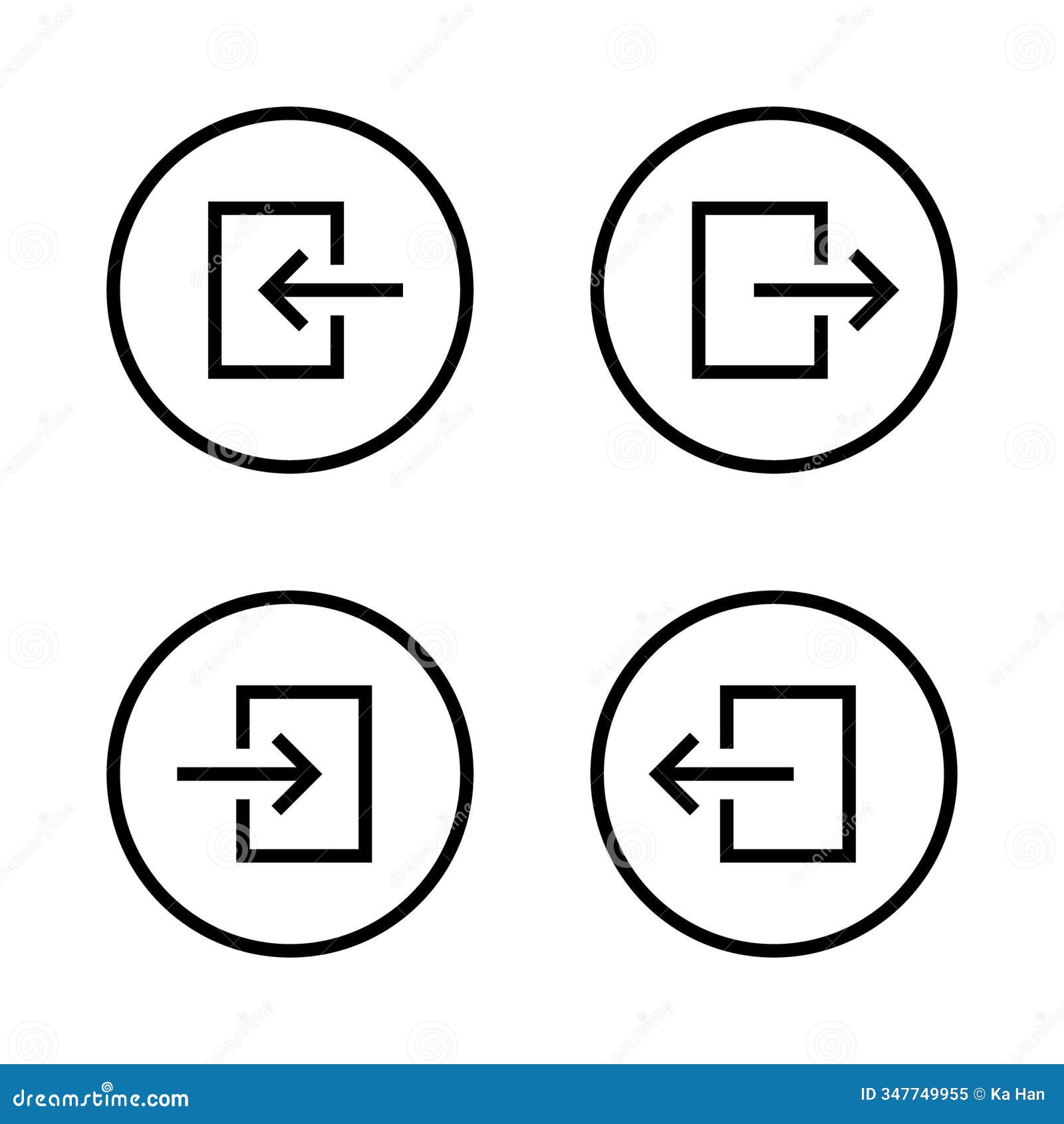 Do Not Enter, Exit Only. Information Sign And Road Sign With No Access ...