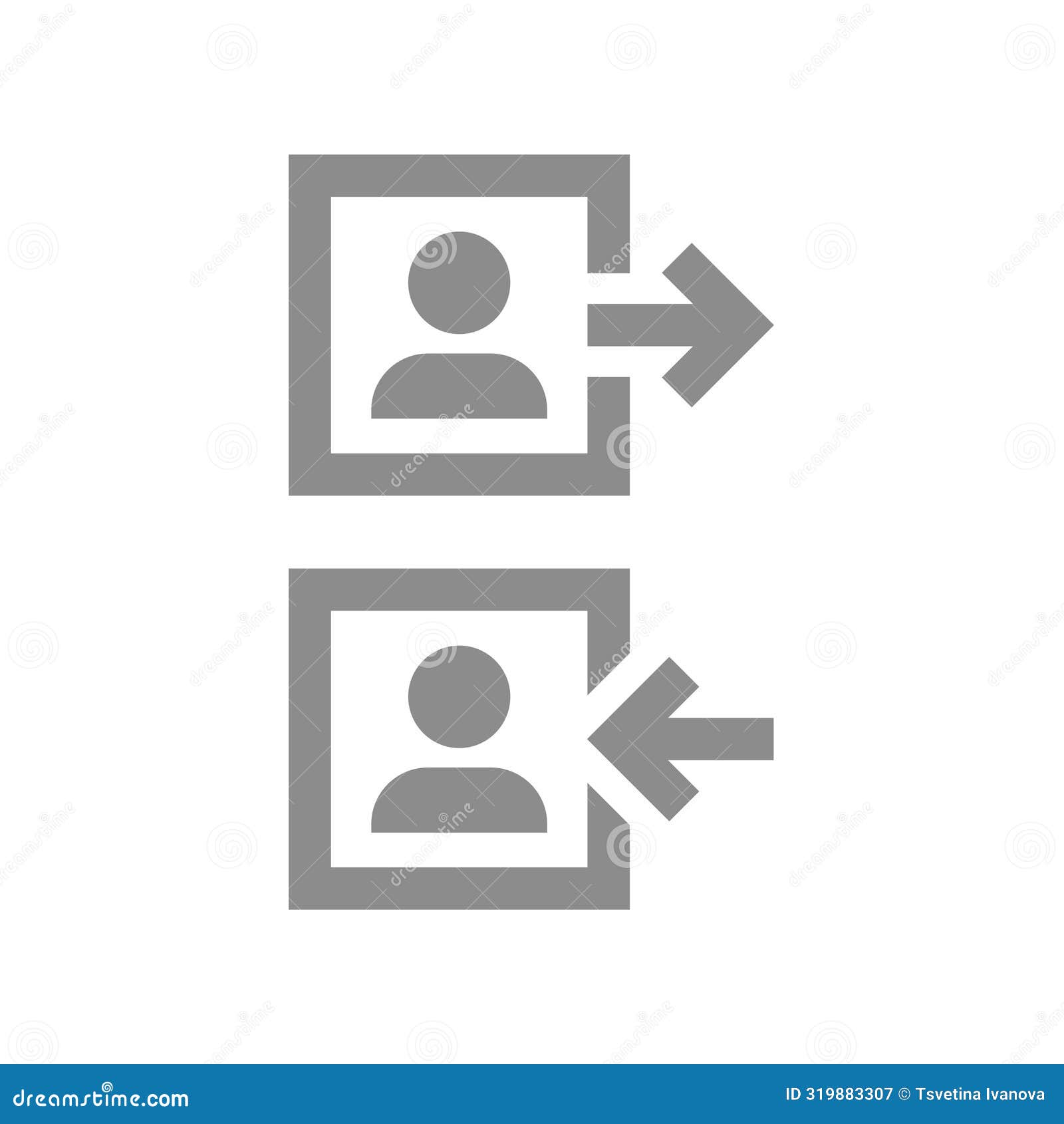 Login and Logout User Account Vector Stock Vector - Illustration of ... Login and Logout User Account Vector Stock Vector - Illustration of ...
