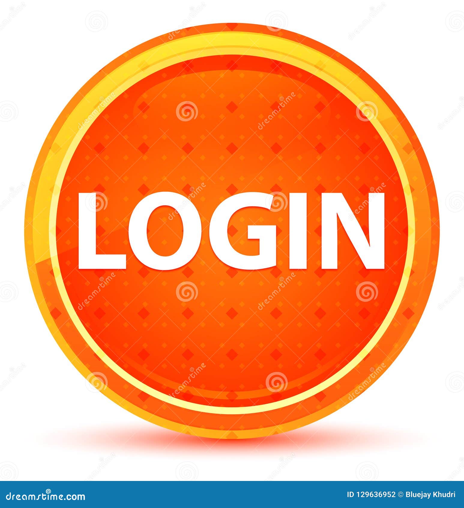 Login Button Orange