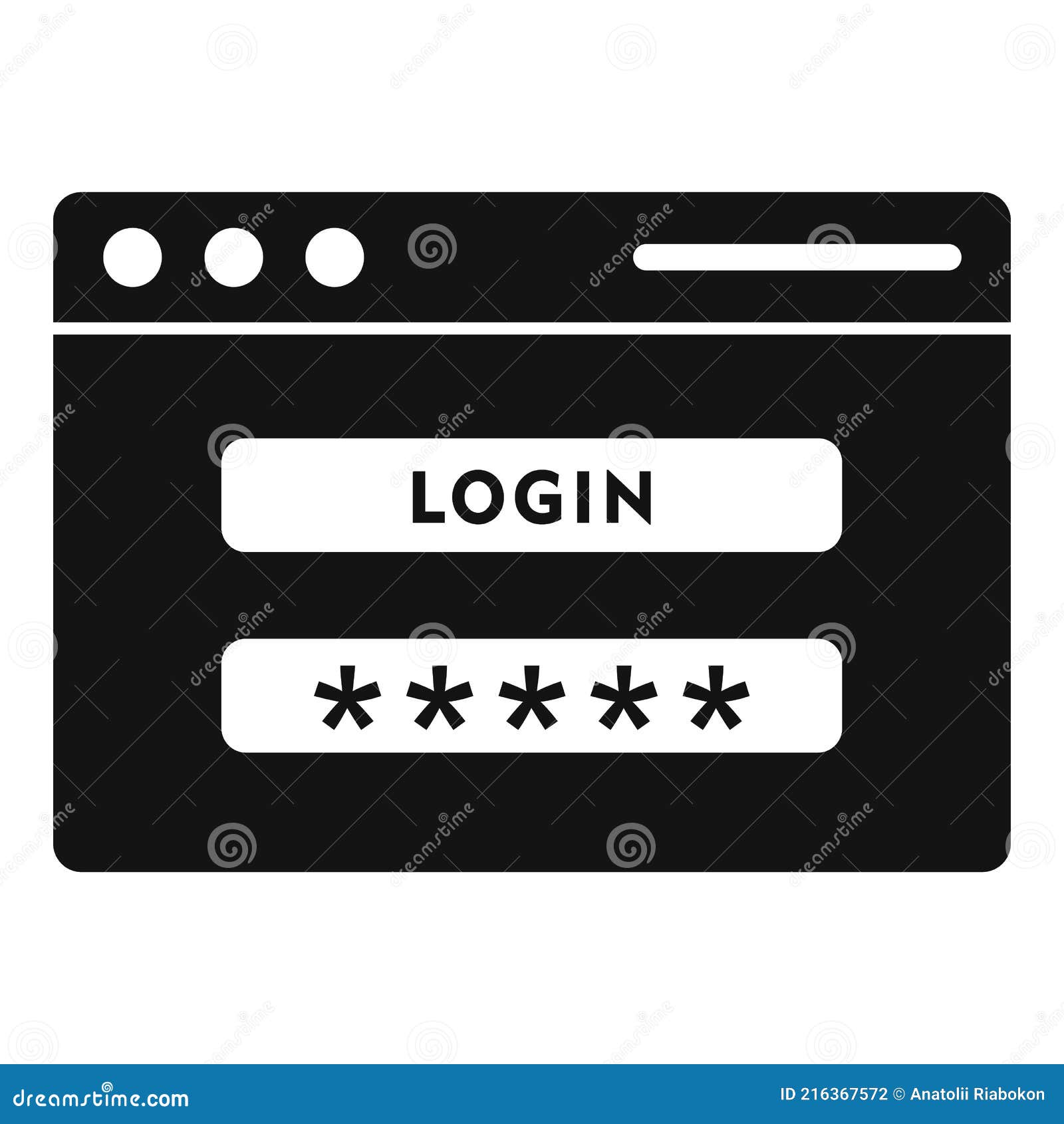 Login Page Authentication Icon, Simple Style Stock Vector ... Login Page Authentication Icon, Simple Style Stock Vector ...