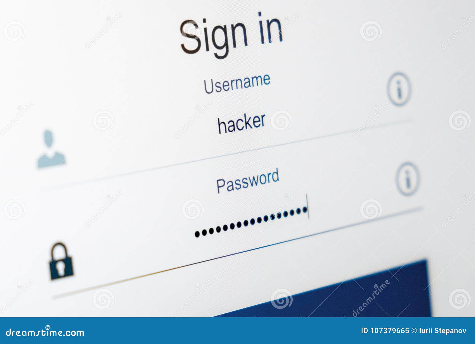 Login and Password Fields on Screen Stock Image - Image of ecommerce ...