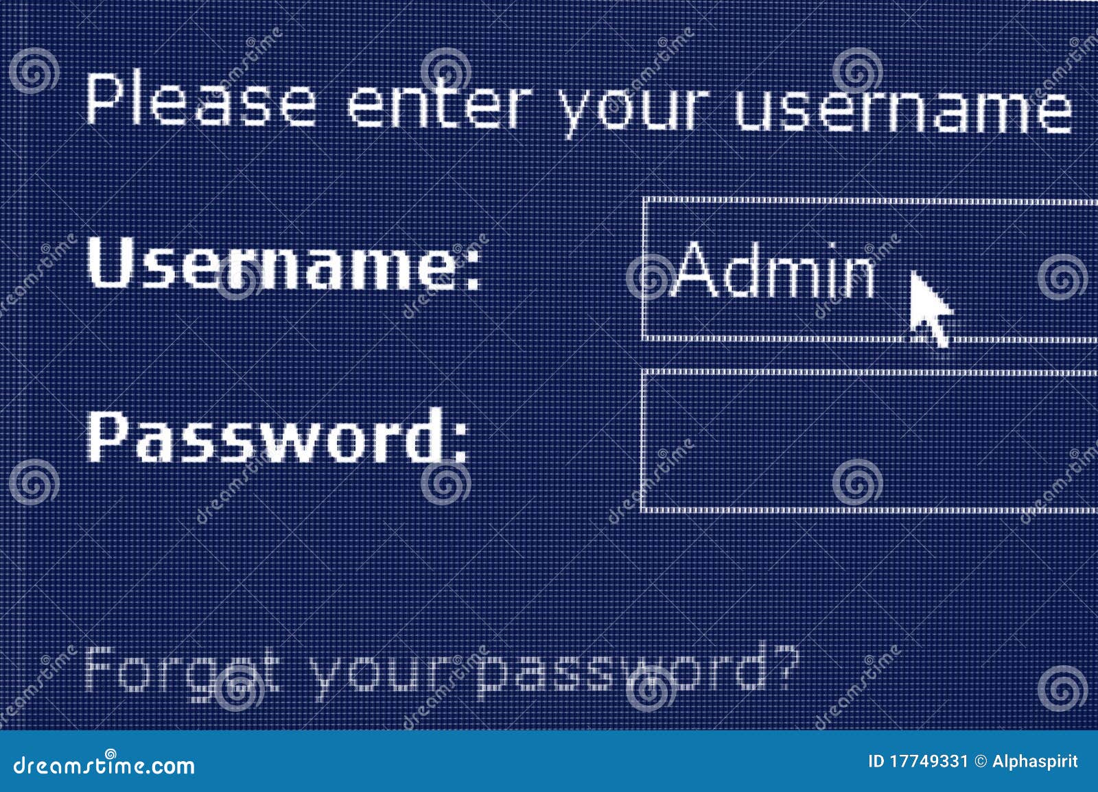 Login and password screen stock image. Image of banking - 17749331