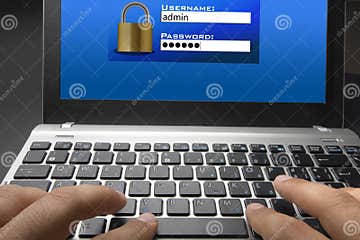 Login and Password Screen stock photo. Image of concept - 31409728