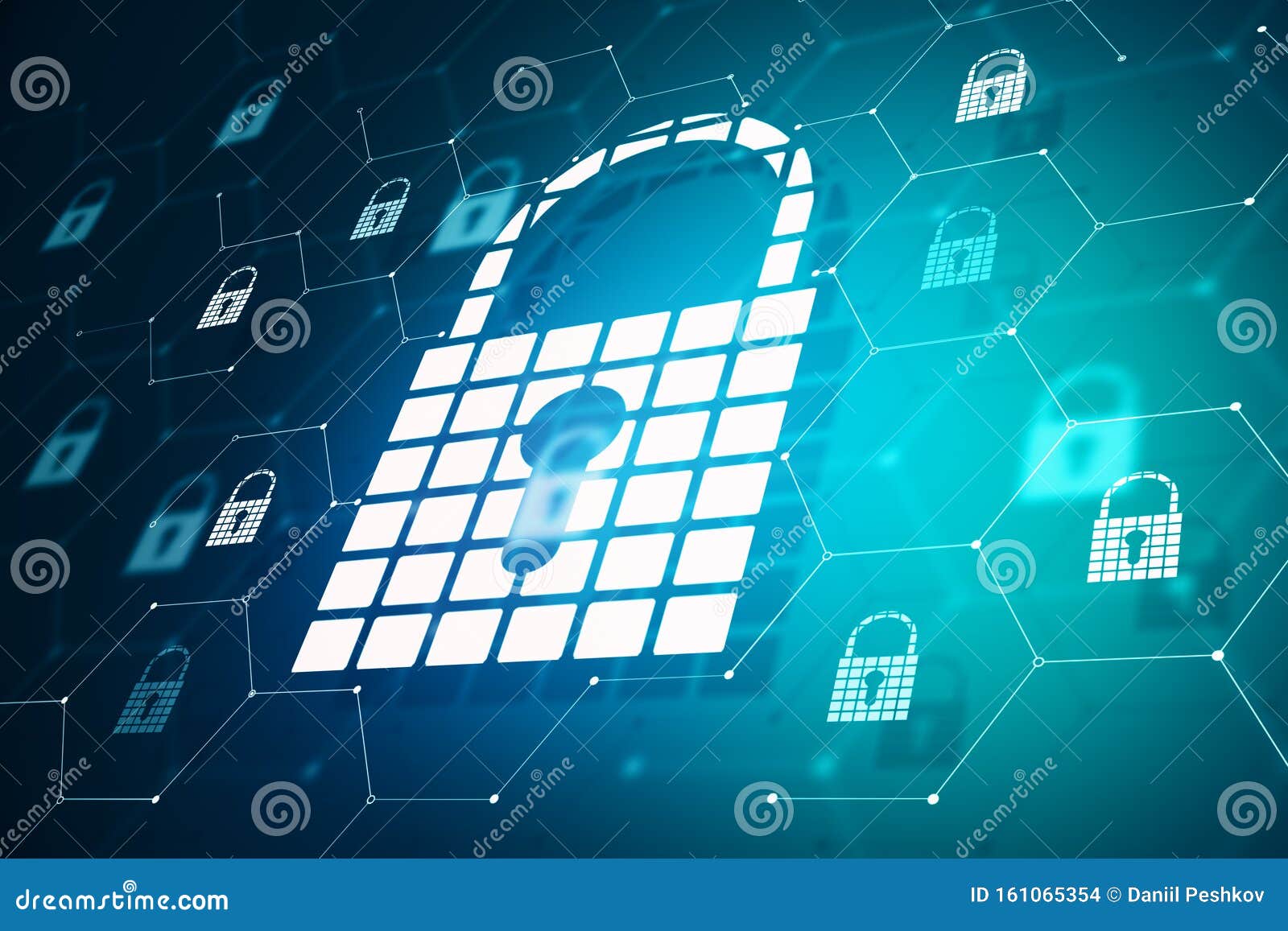 Login and Protection Padlock Wallpaper Stock Illustration ...