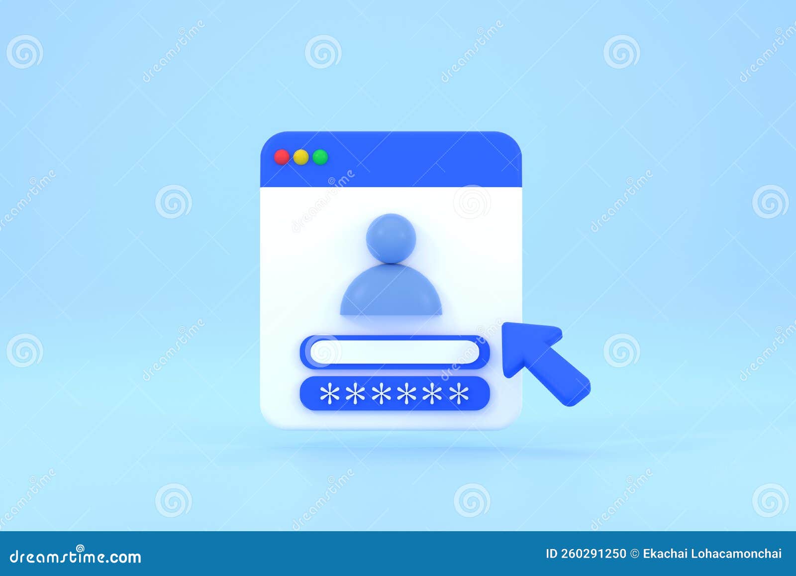 Login Screen of the Operating System User Stock Illustration ...