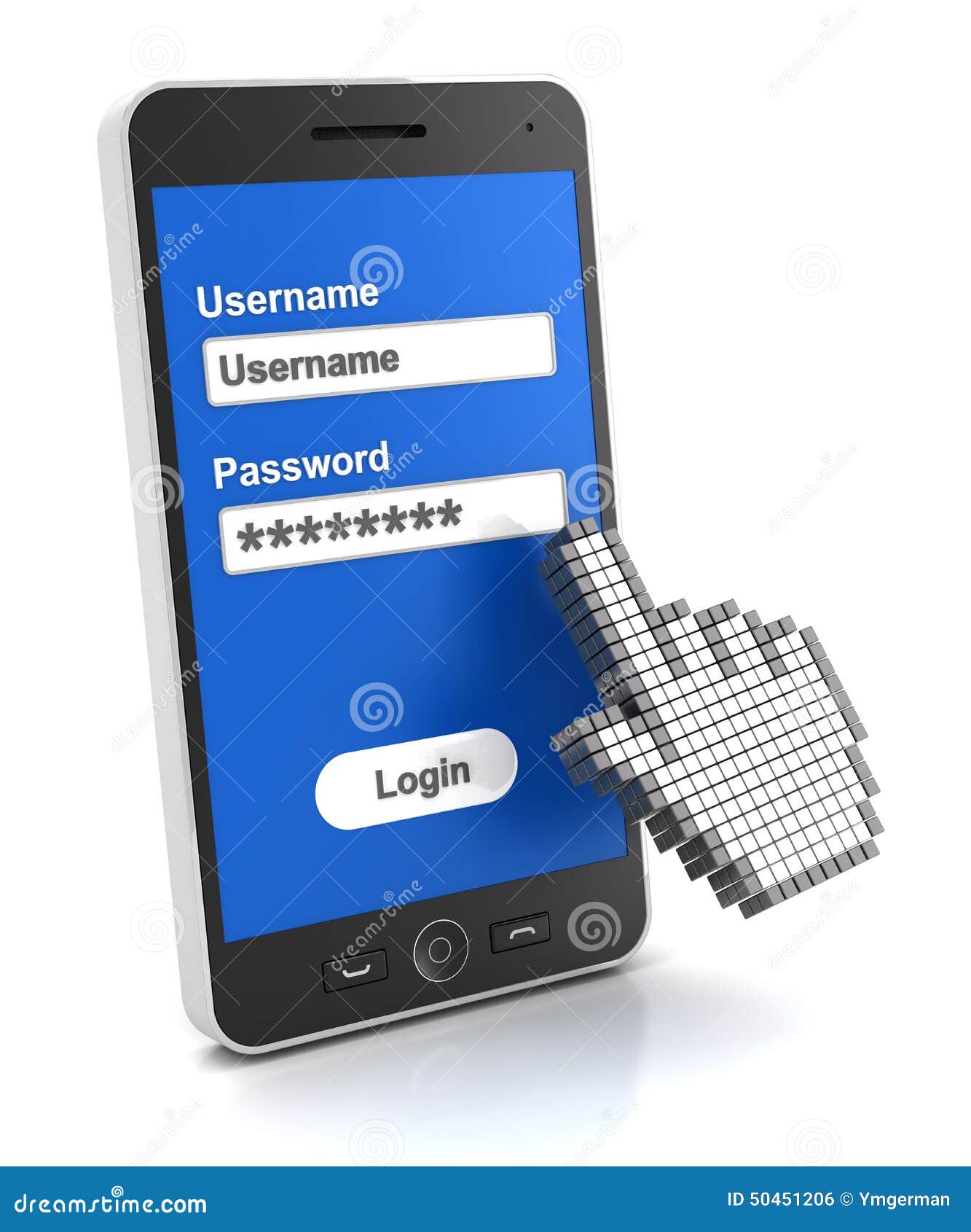 Login Screen UI, UX And GUI Template Layout. Royalty-Free Stock Photo ...