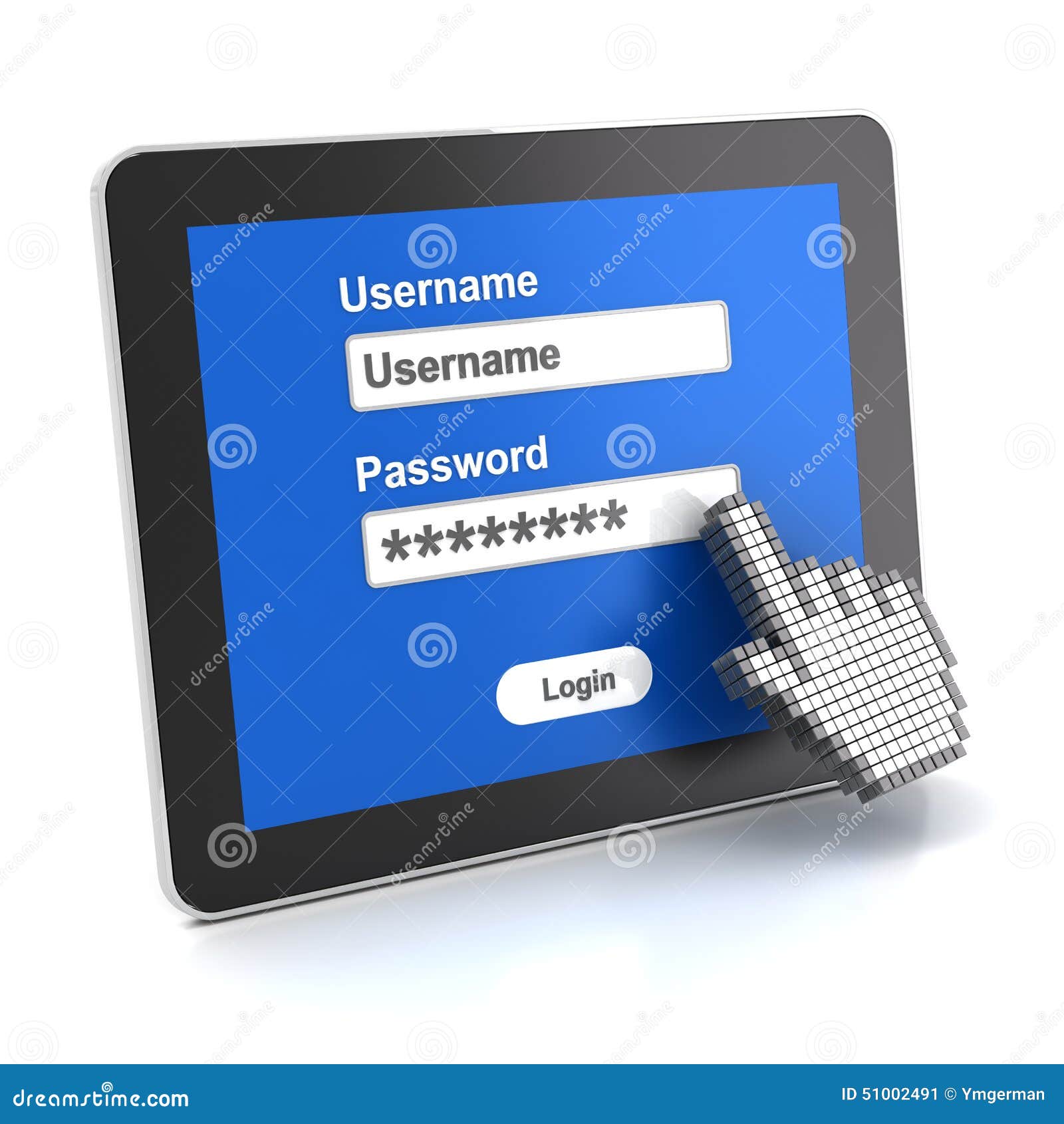 Login Screen Of The Operating System User. Vector Illustration ...