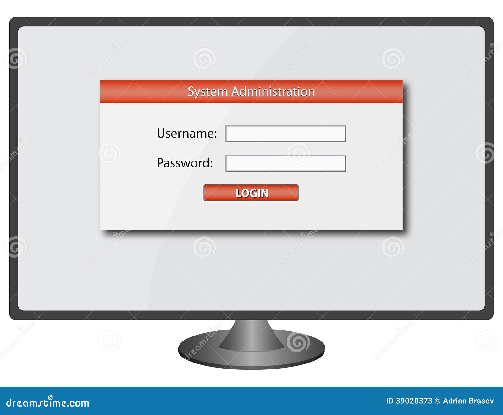 Login screen stock vector. Illustration of restriction - 39020373 Login screen stock vector. Illustration of restriction - 39020373