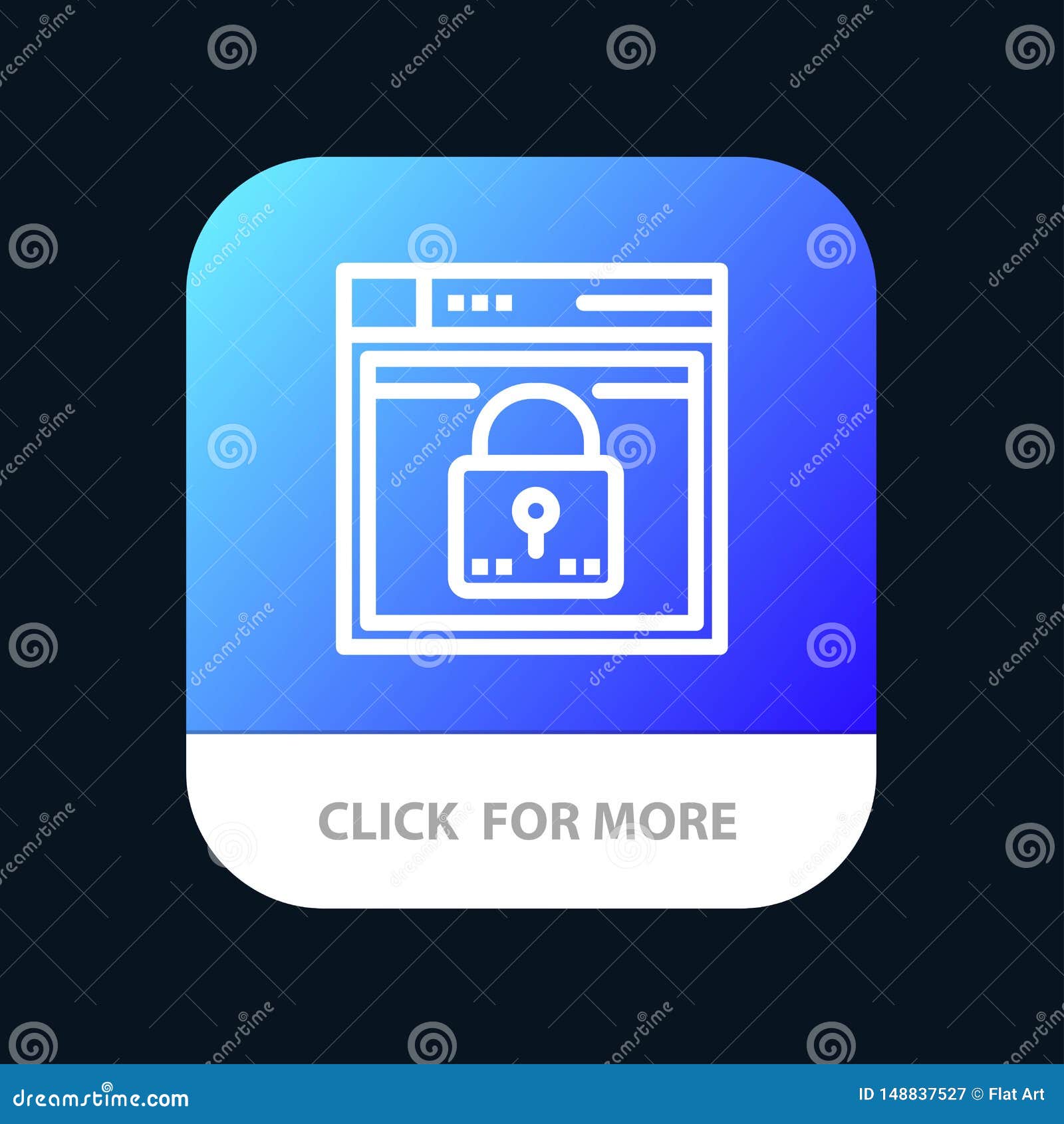 Login Secure Web Layout Password Lock Mobile App Button Android