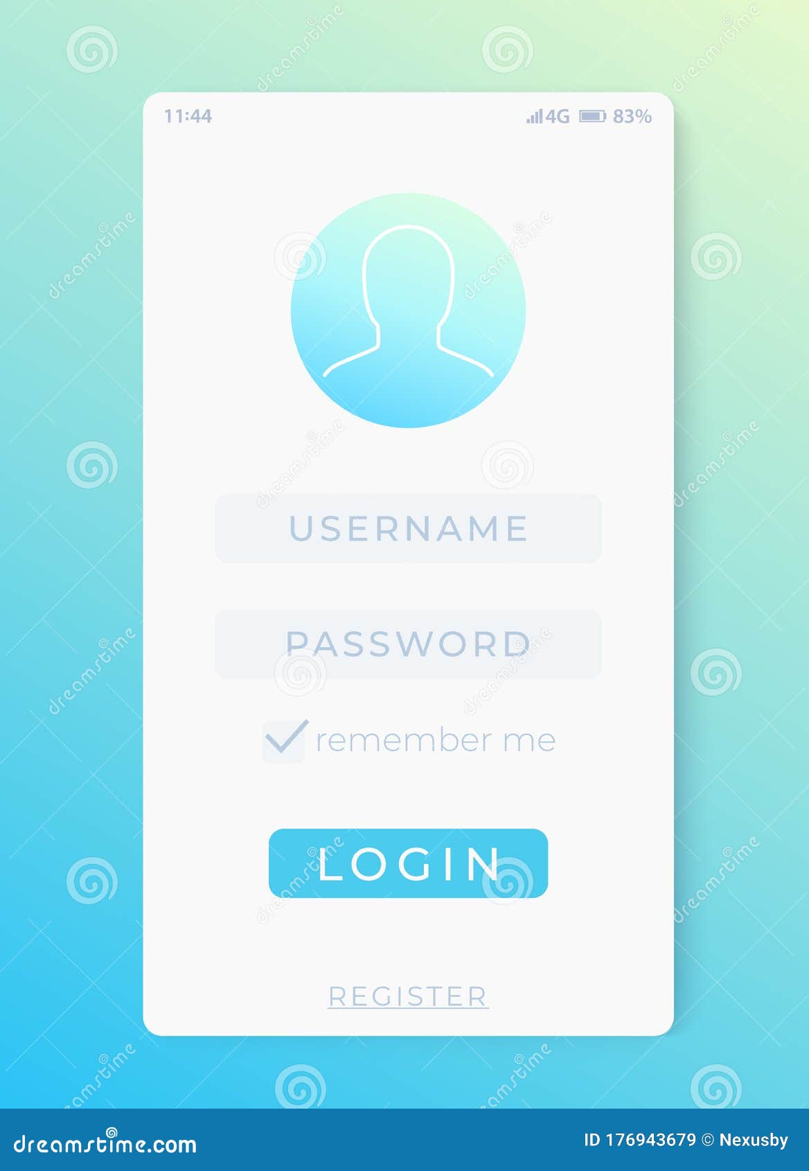 Login, Sign in Form, Mobile Interface Vector Stock Vector ...