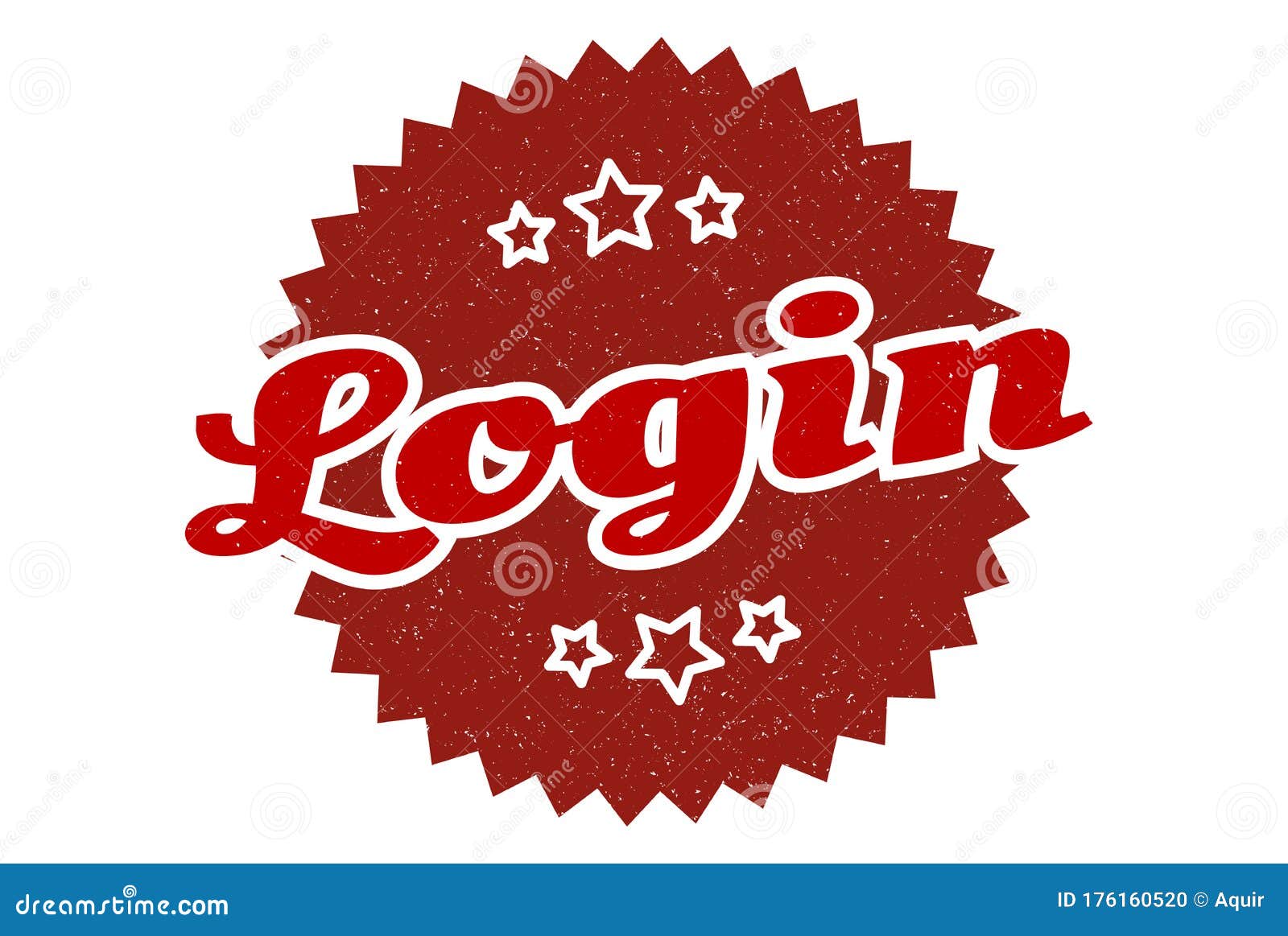 Login Retro Ui Form Design. Vector Sign In Page Template From 90s Old ...