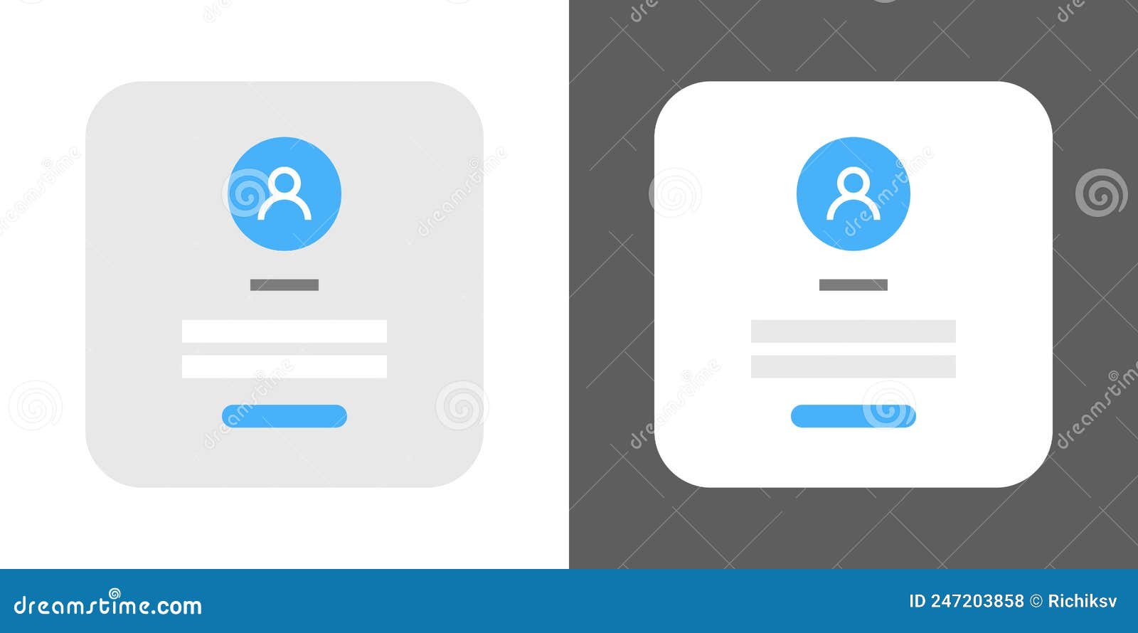 Login System Dashboard Icon Stock Vector - Illustration of browser ...