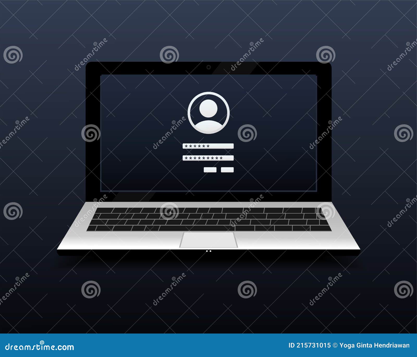 Login To Account. Password Security Access on Laptop. Verification Code ...