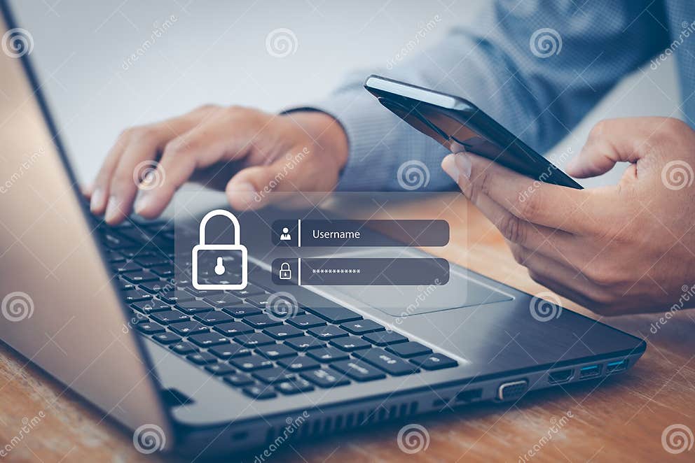 Login User Cyber Security In Two Step Verification Identification Information Security And